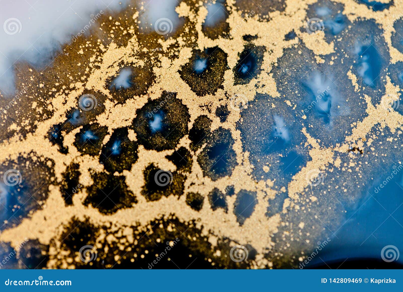 Epoxy Resin Art. Abstract Composition for Your Design Stock Image ...