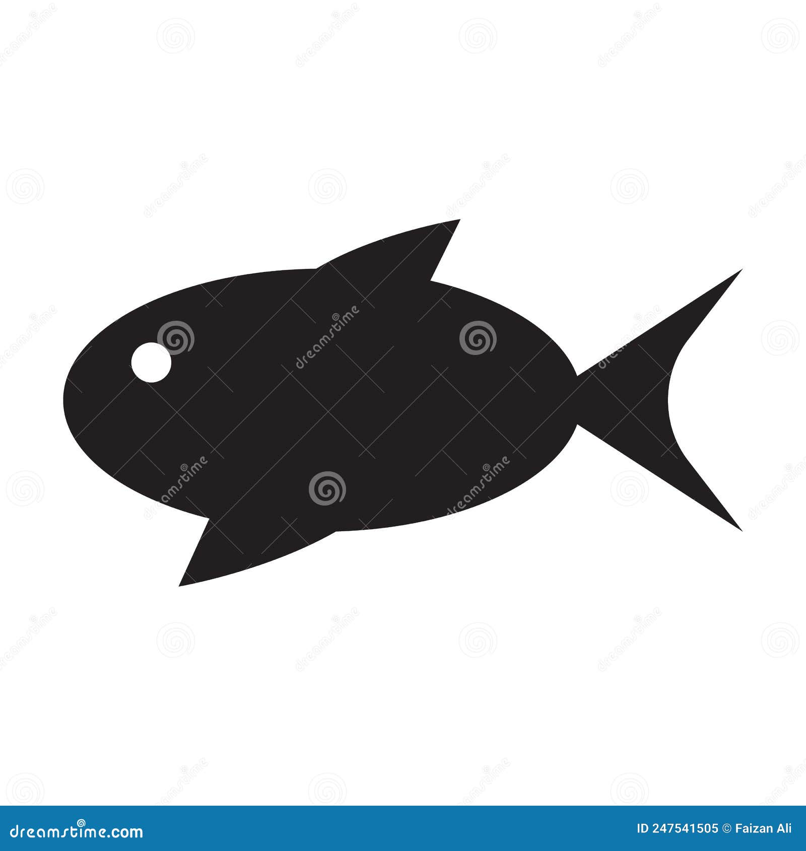 Two Fish Solid Icon, Fishing Concept, Pair Of Fish Sign On White ...
