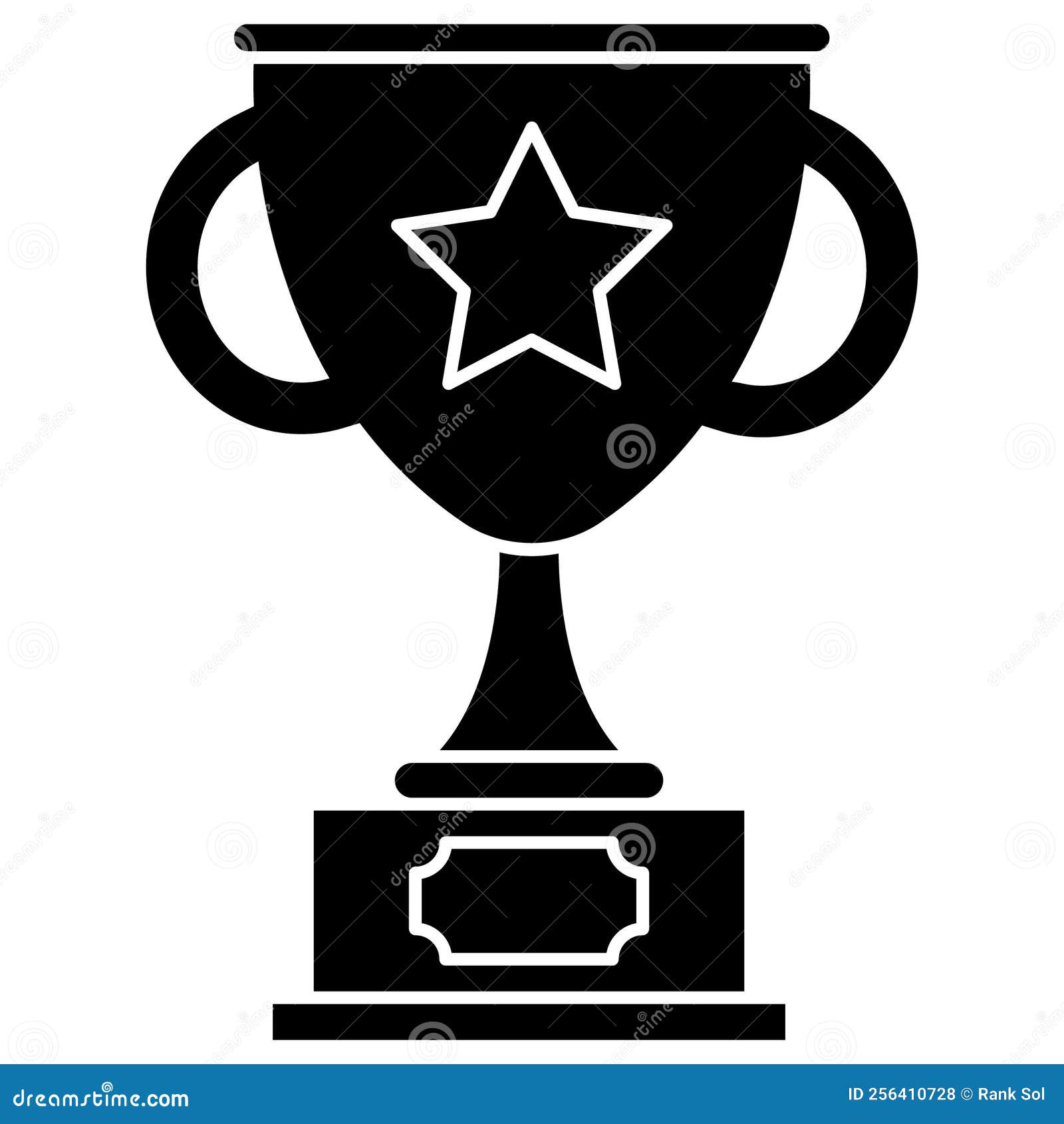 Best Performance Trophy Which Can Easily Modify or Edit Stock Vector ...