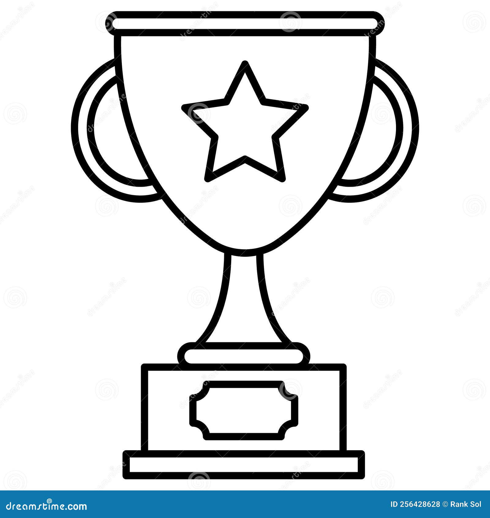 Best Performance Trophy Which Can Easily Modify or Edit Stock Vector ...