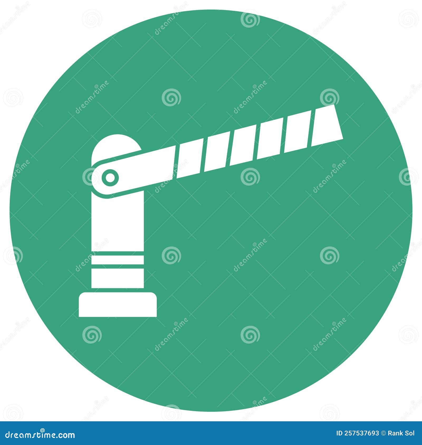 Toll Plaza Which Can Easily Modify or Edit Stock Illustration ...
