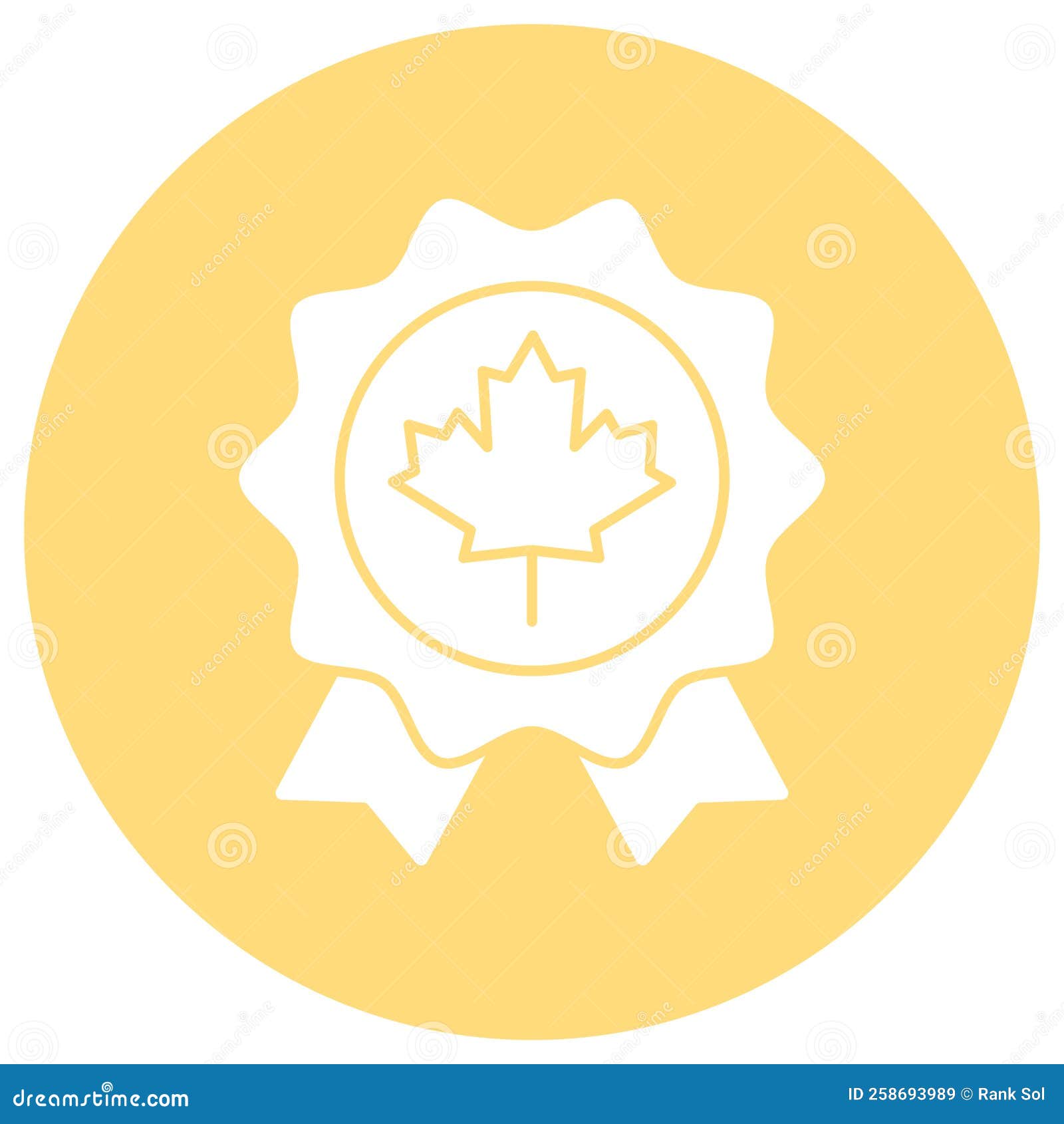 Canada Award Which Can Easily Modify or Edit Stock Vector ...