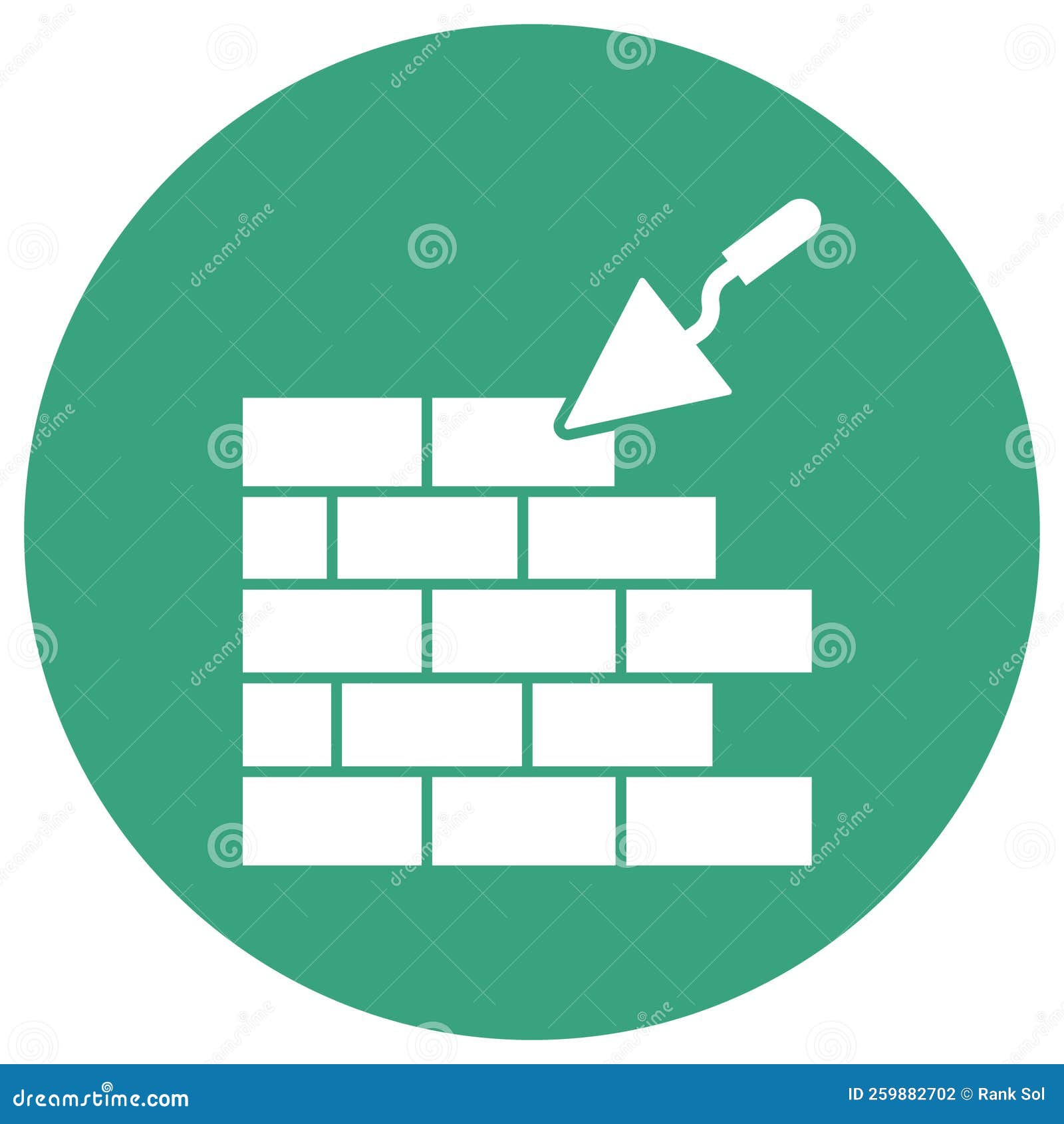Bricks Which Can Easily Modify or Edit Stock Vector - Illustration of ...