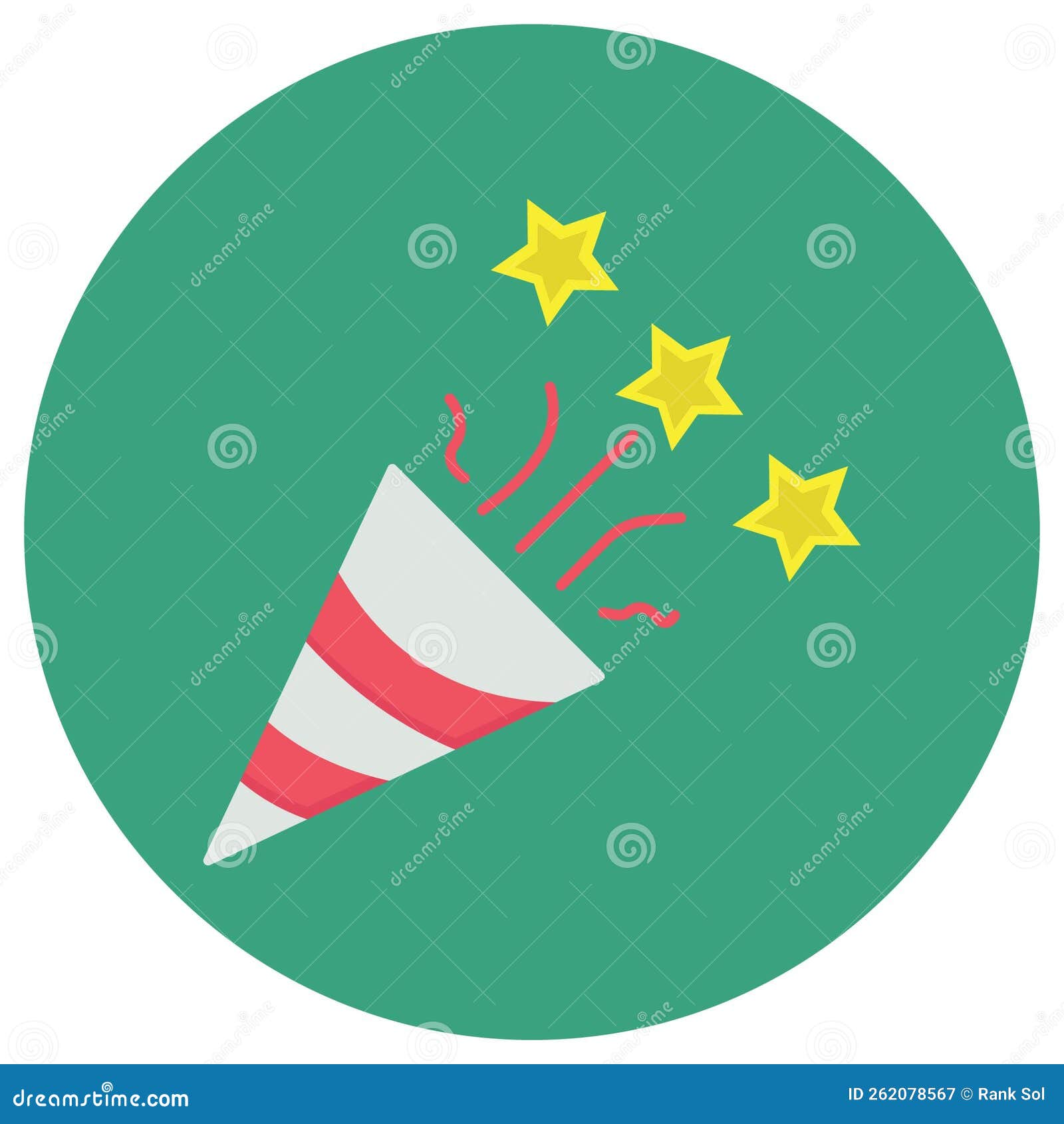 Crackers Which Can Easily Edit or Modify Stock Vector - Illustration of ...