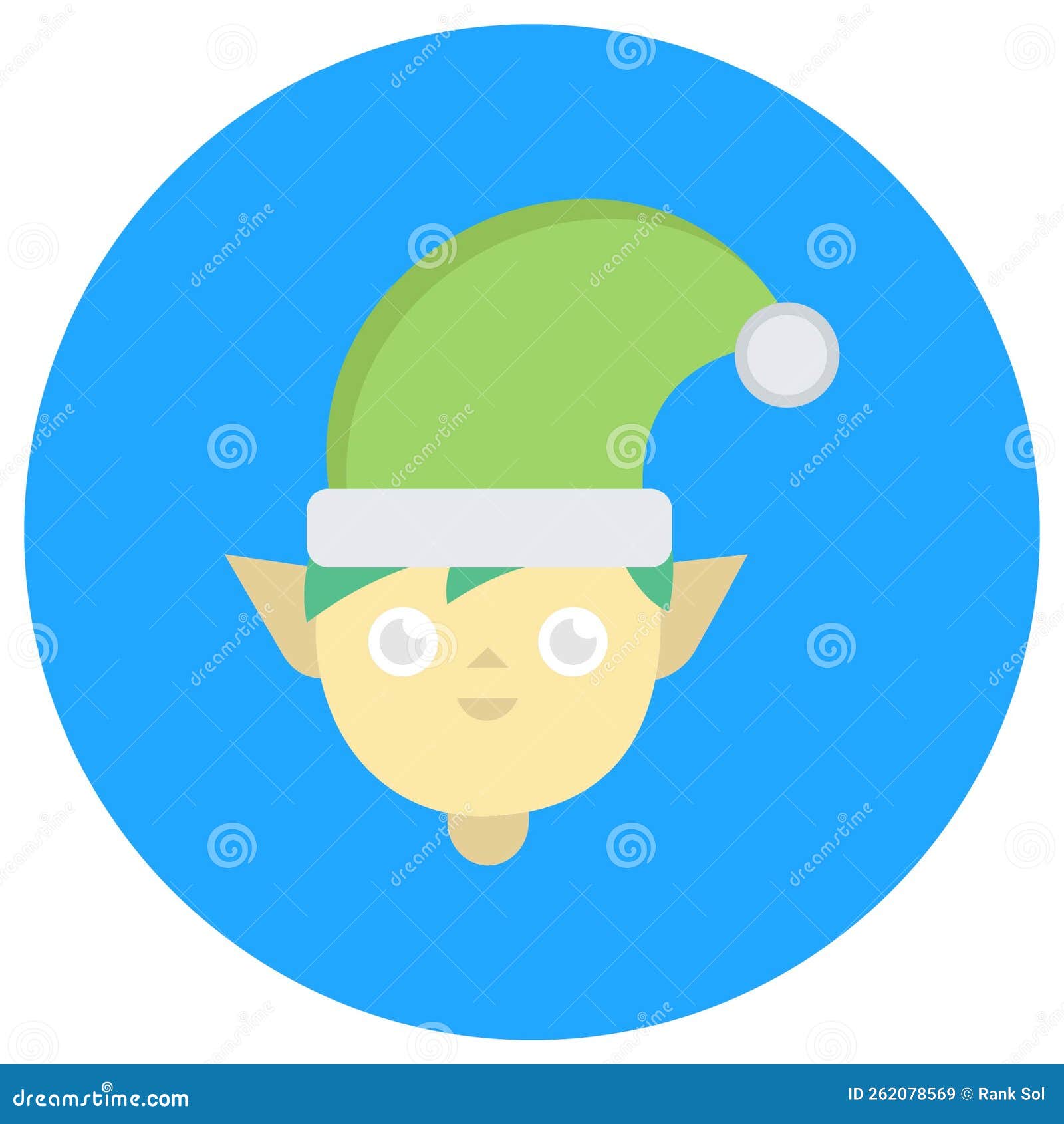 Elf Which Can Easily Edit or Modify Stock Vector - Illustration of ...