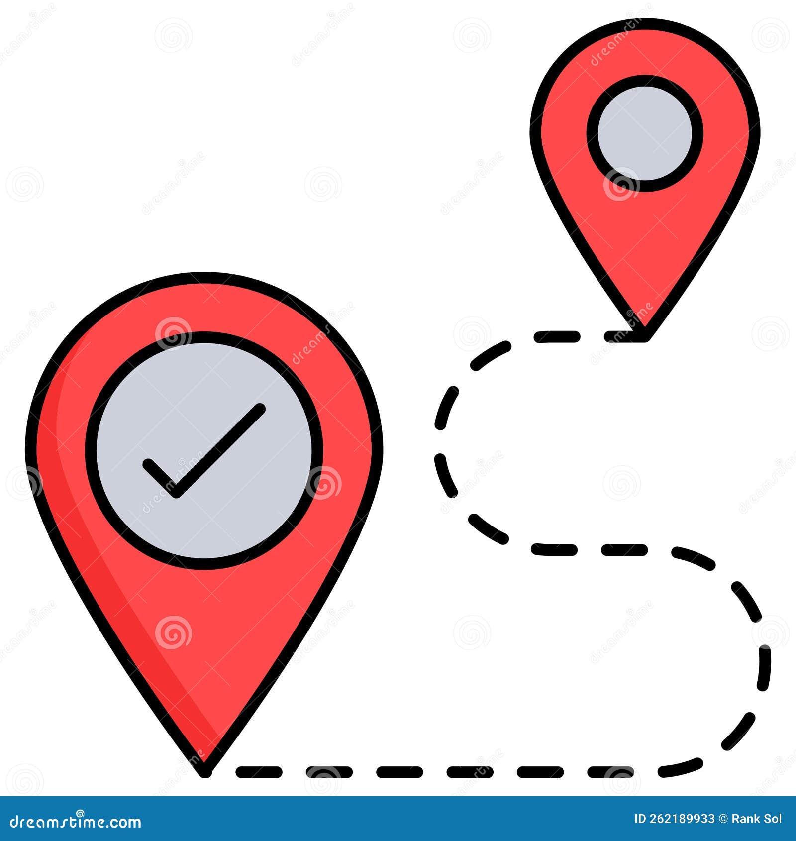 Navigation Which Can Easily Modify or Edit Stock Vector - Illustration ...