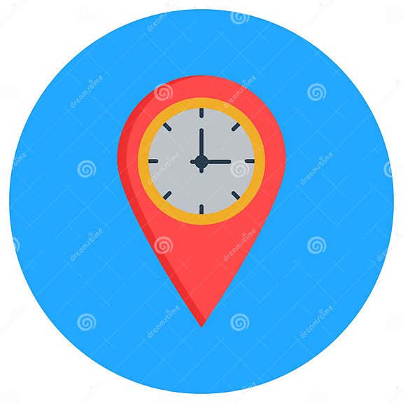 Location Time Which Can Easily Modify or Edit Stock Vector ...