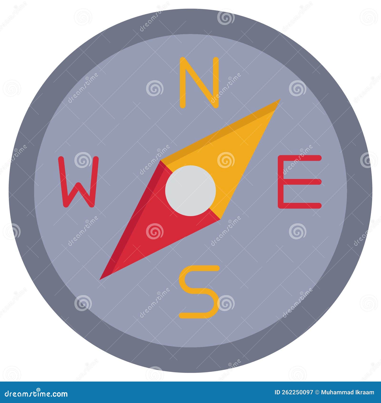 Compass Which Can Easily Modify or Edit Stock Vector - Illustration of ...