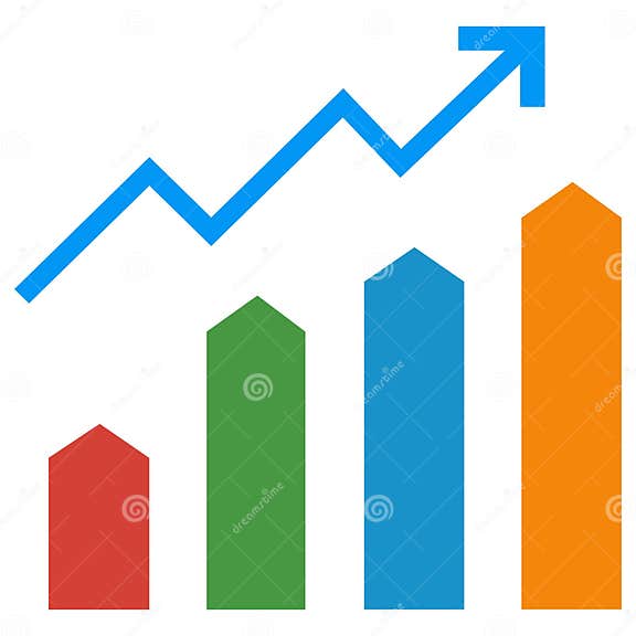 Stocks Sell Chart Which Can Easily Modify or Edit Stock Vector ...