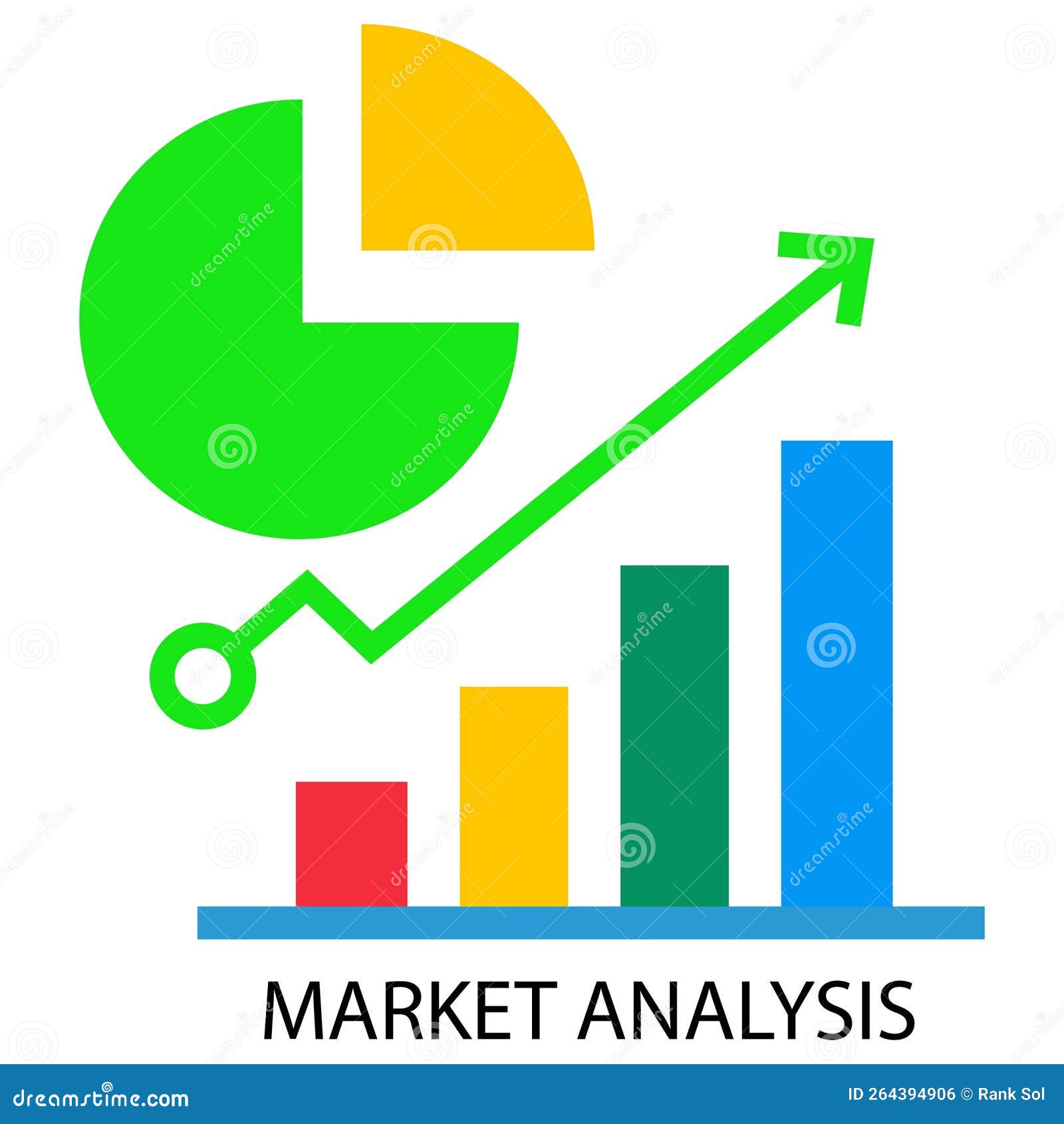 Trade Chart Which Can Easily Modify or Edit Stock Illustration ...