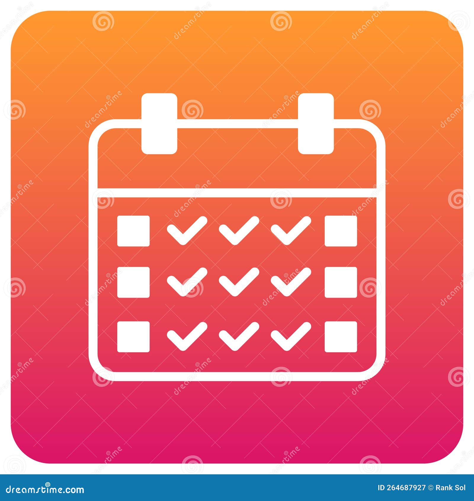 Calendar Which Can Easily Modify or Edit Stock Vector - Illustration of ...