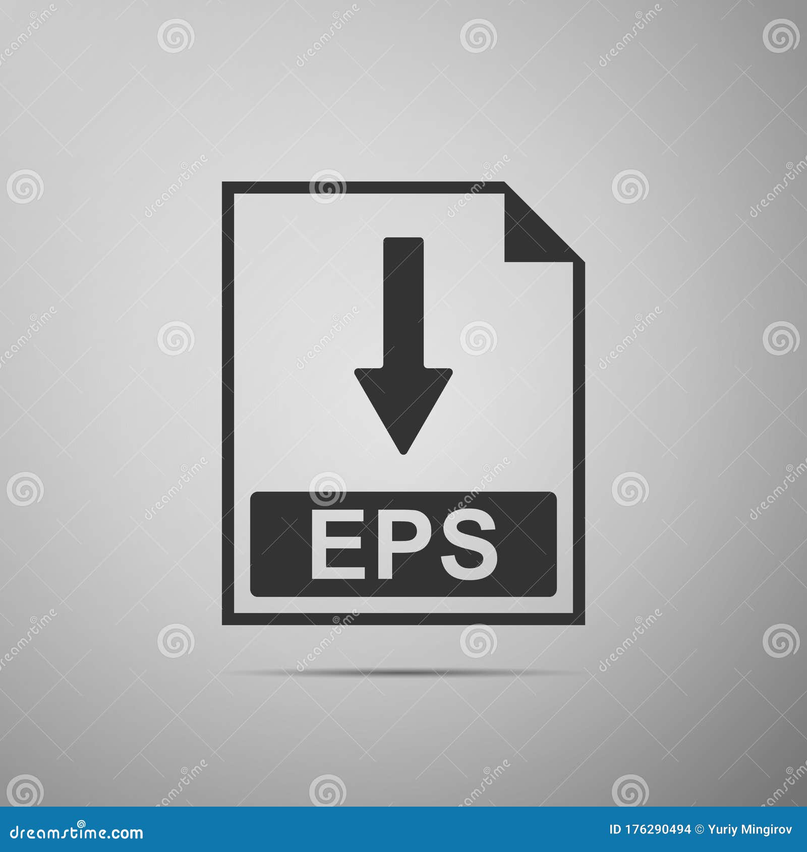 EPS File Document Icon. Download EPS Button Icon Isolated on Grey ... EPS File Document Icon. Download EPS Button Icon Isolated on Grey ...