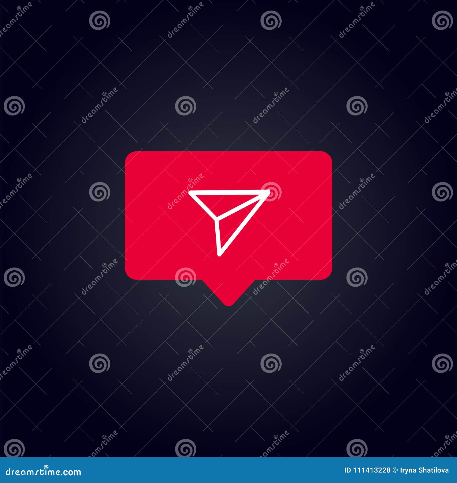 Counter Notification Icon. stock vector. Illustration of button - 111413228 Counter Notification Icon. stock vector. Illustration of button - 111413228