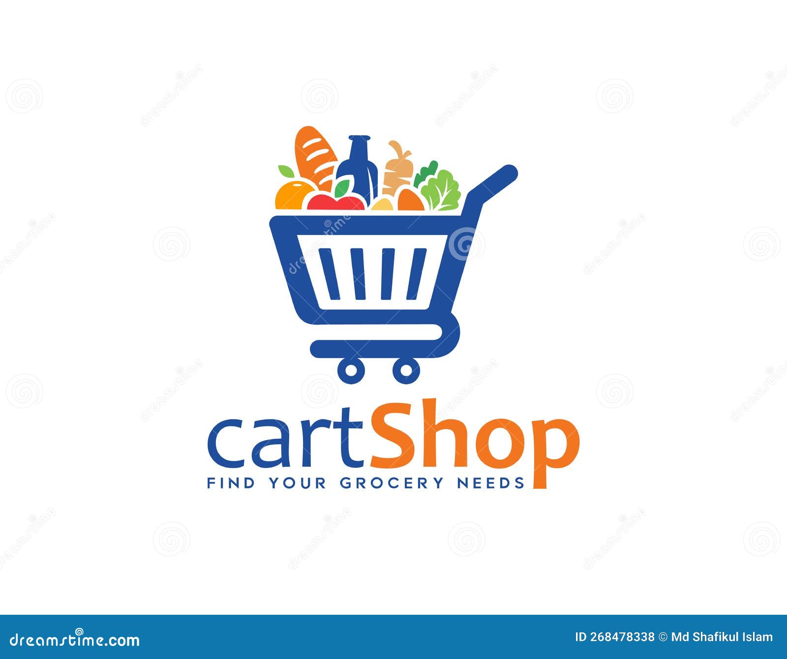 Trolley for Shop Logo or Icon Sign Symbol Vector Template Stock Vector ...