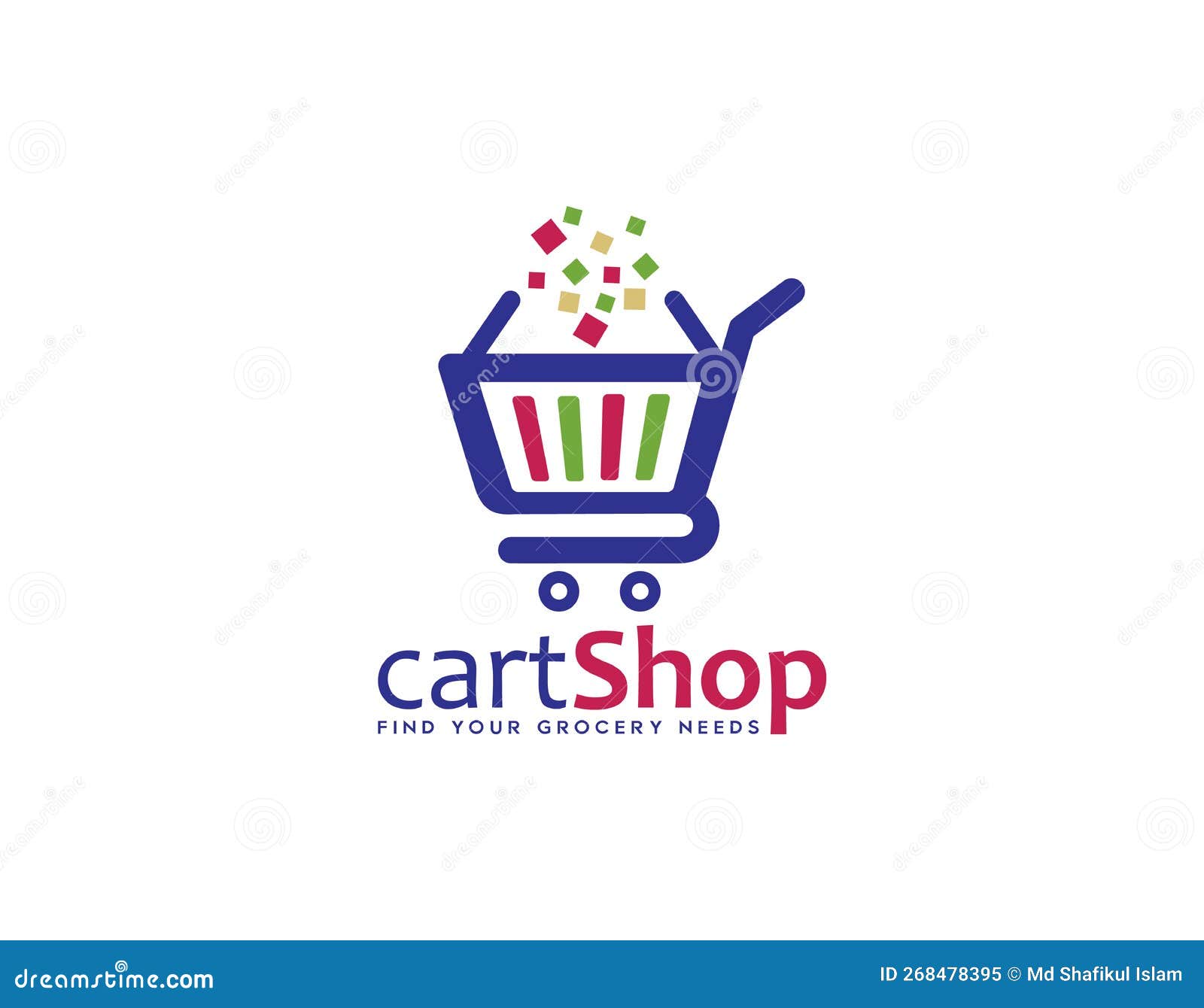 Trolley for Shop Logo or Icon Sign Symbol Vector Template Stock Vector ...
