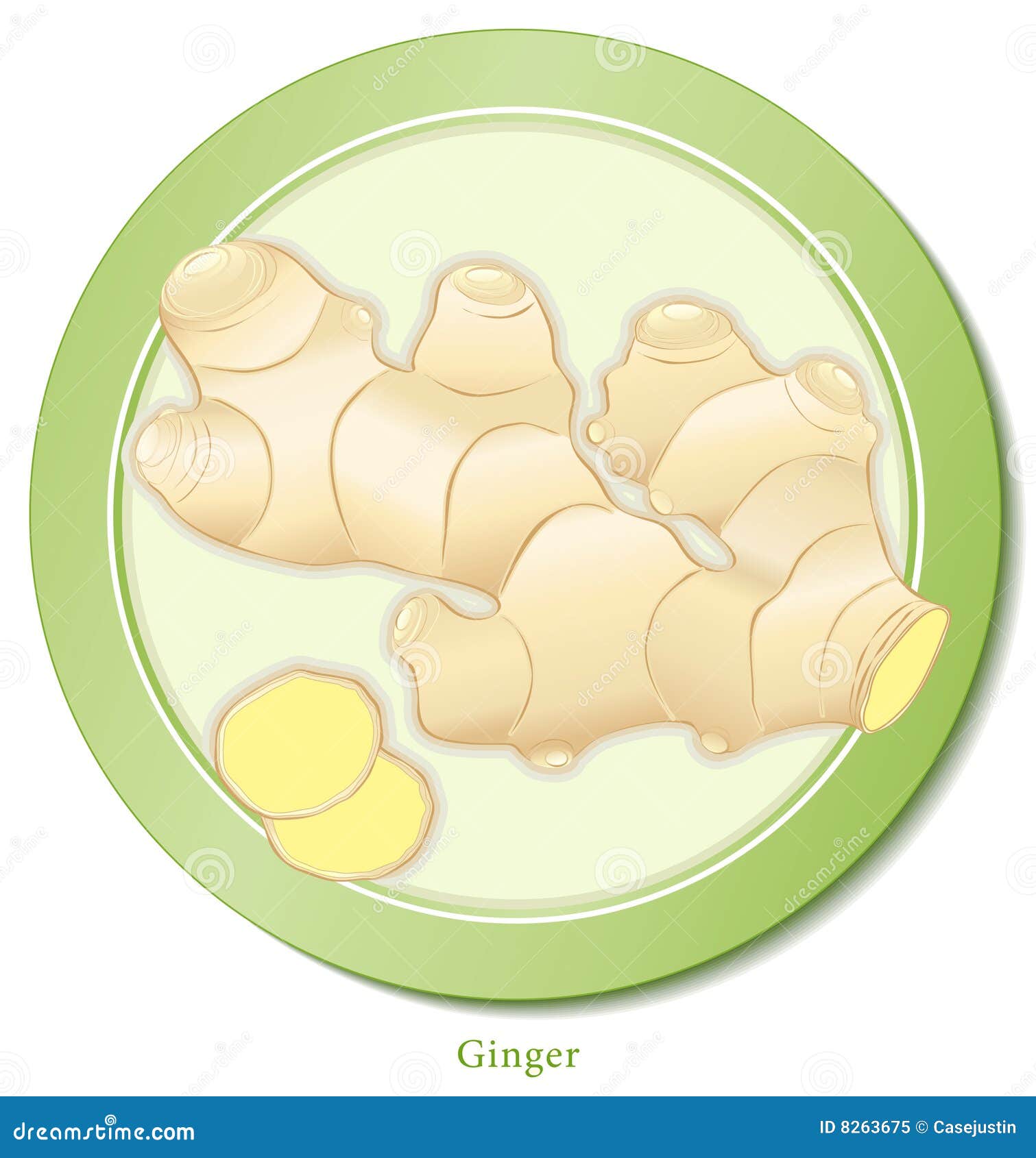 +EPS Het Pictogram Van De Gember Vector Illustratie - Illustration of ...