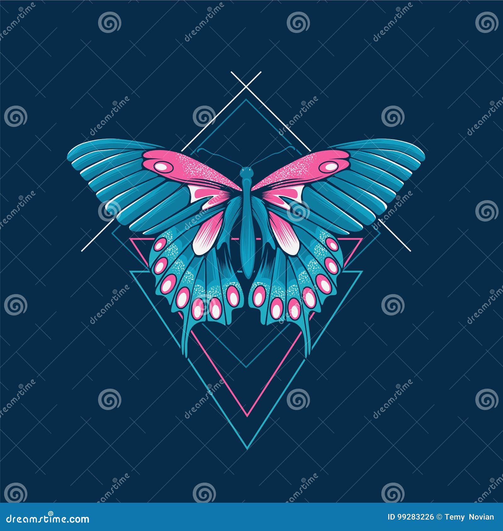 Abstract butterfly stock vector. Illustration of sign - 99283226