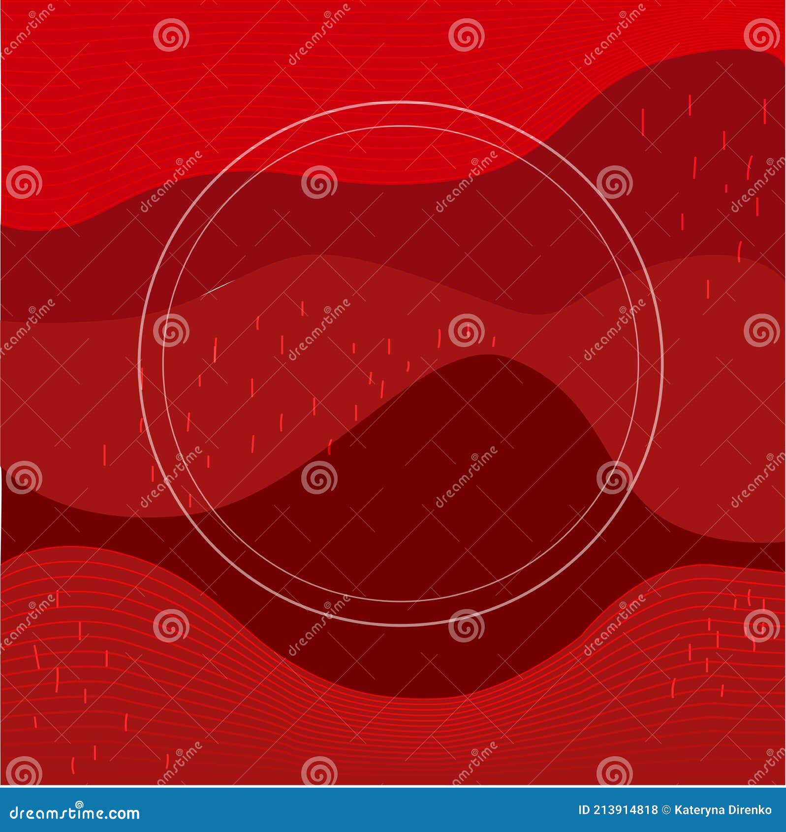 Eps10 Red Background. Design Poster or Banner. Cute Flat Design Stock ...