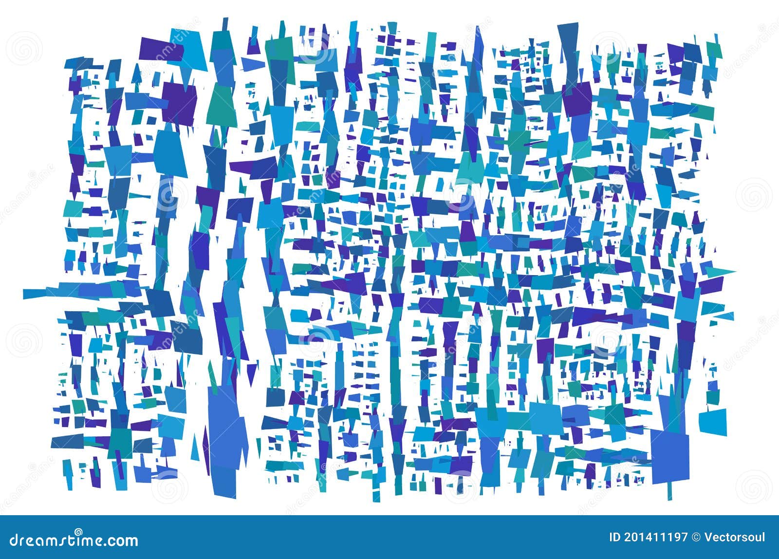 Abstract Vector Art - Random Geometry Shapes Vector Illustration ...