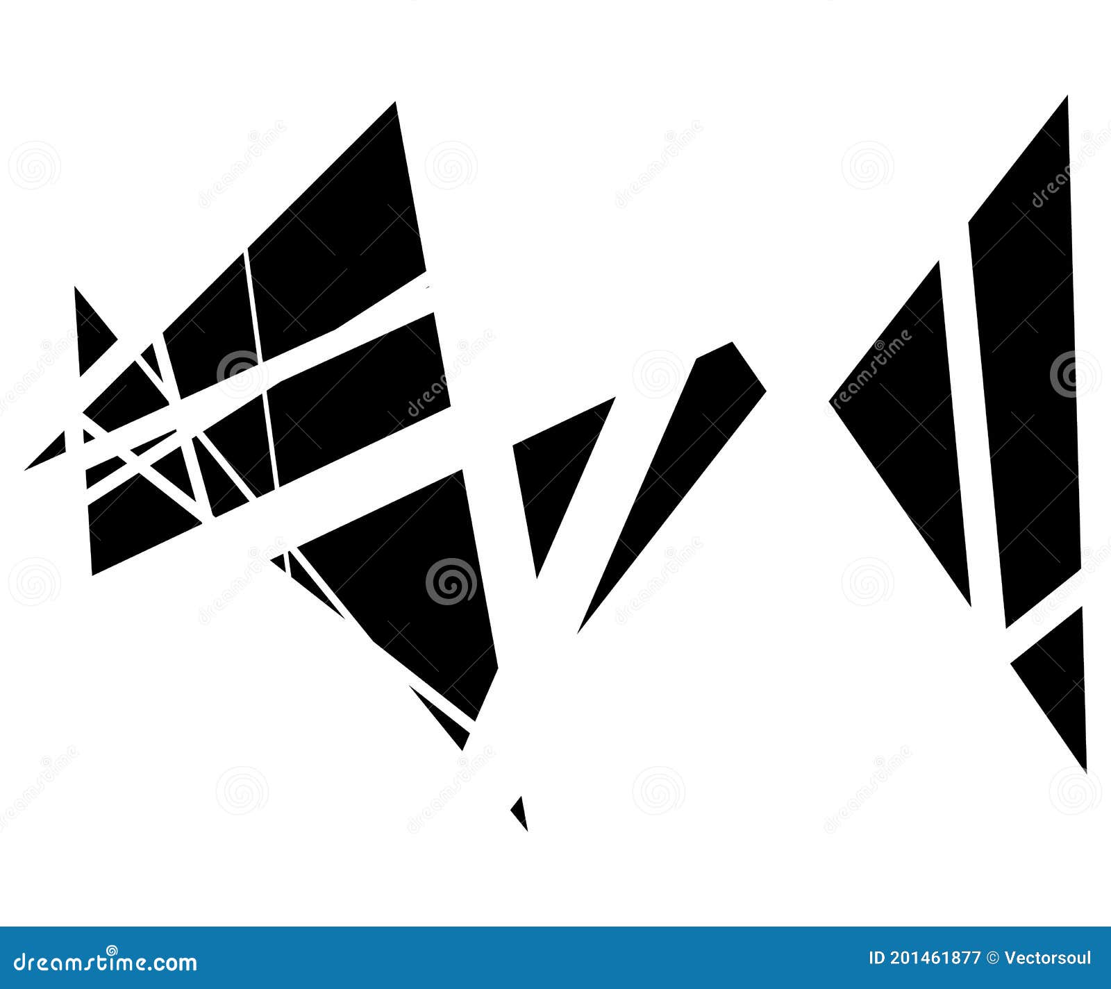 Crushed, Cracked, Destroyed and Fractured or Smashed Surface Texture ...