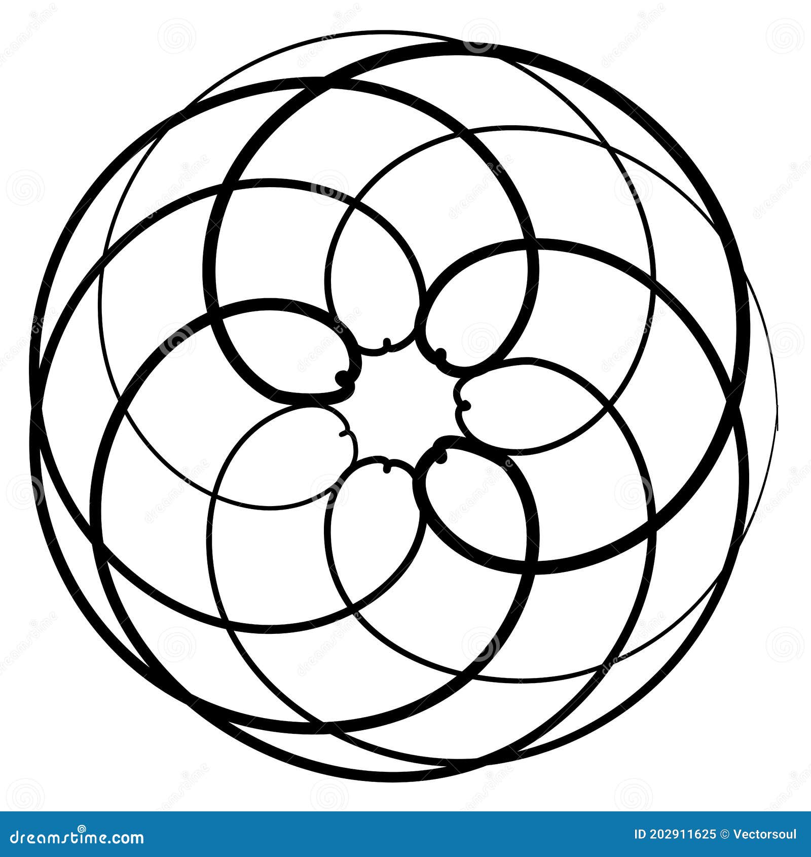 Curlicue, Loop Shapes, Elements Vector Illustration Stock Vector ...