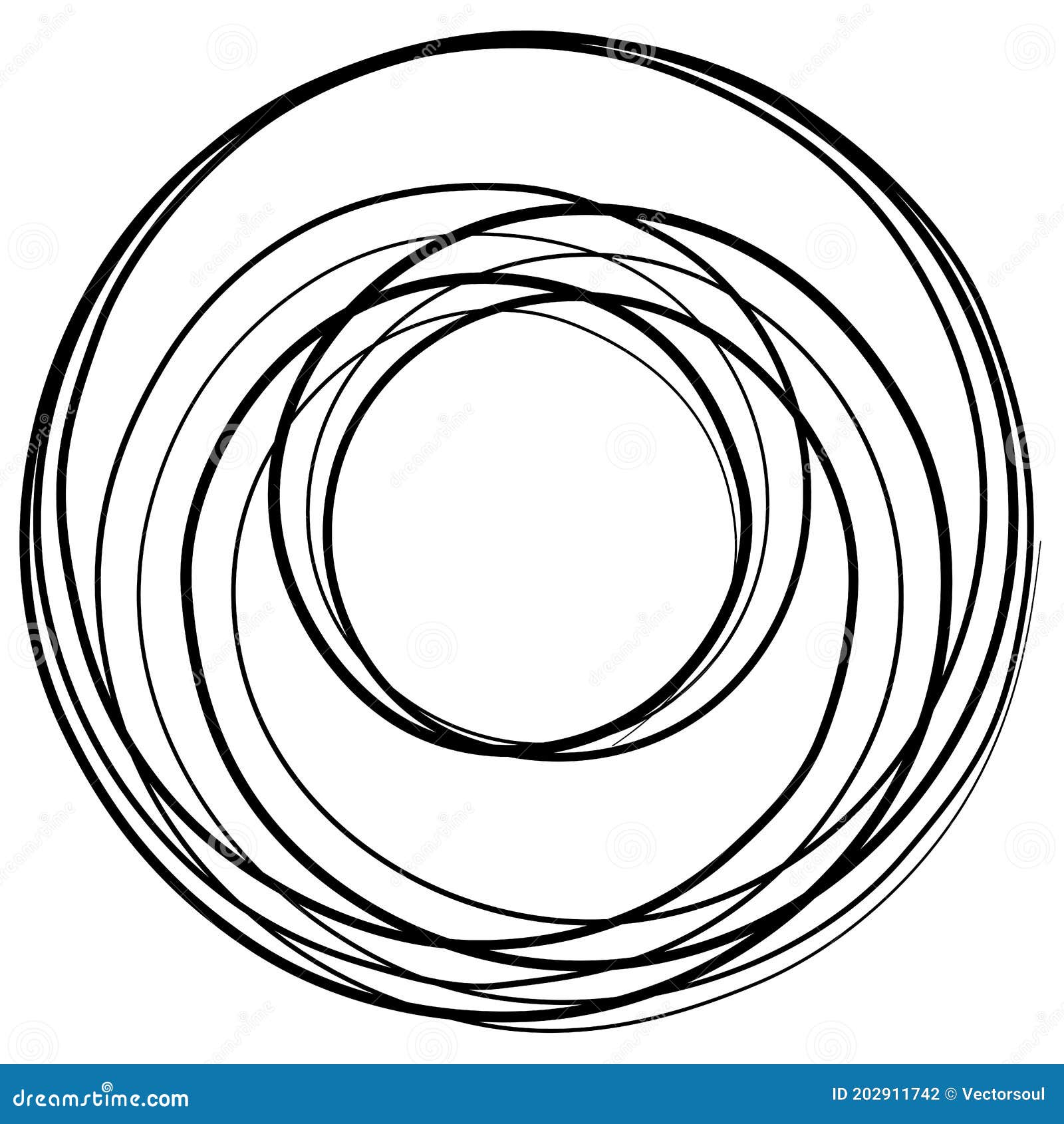 Curlicue, Loop Shapes, Elements Vector Illustration Stock Vector ...