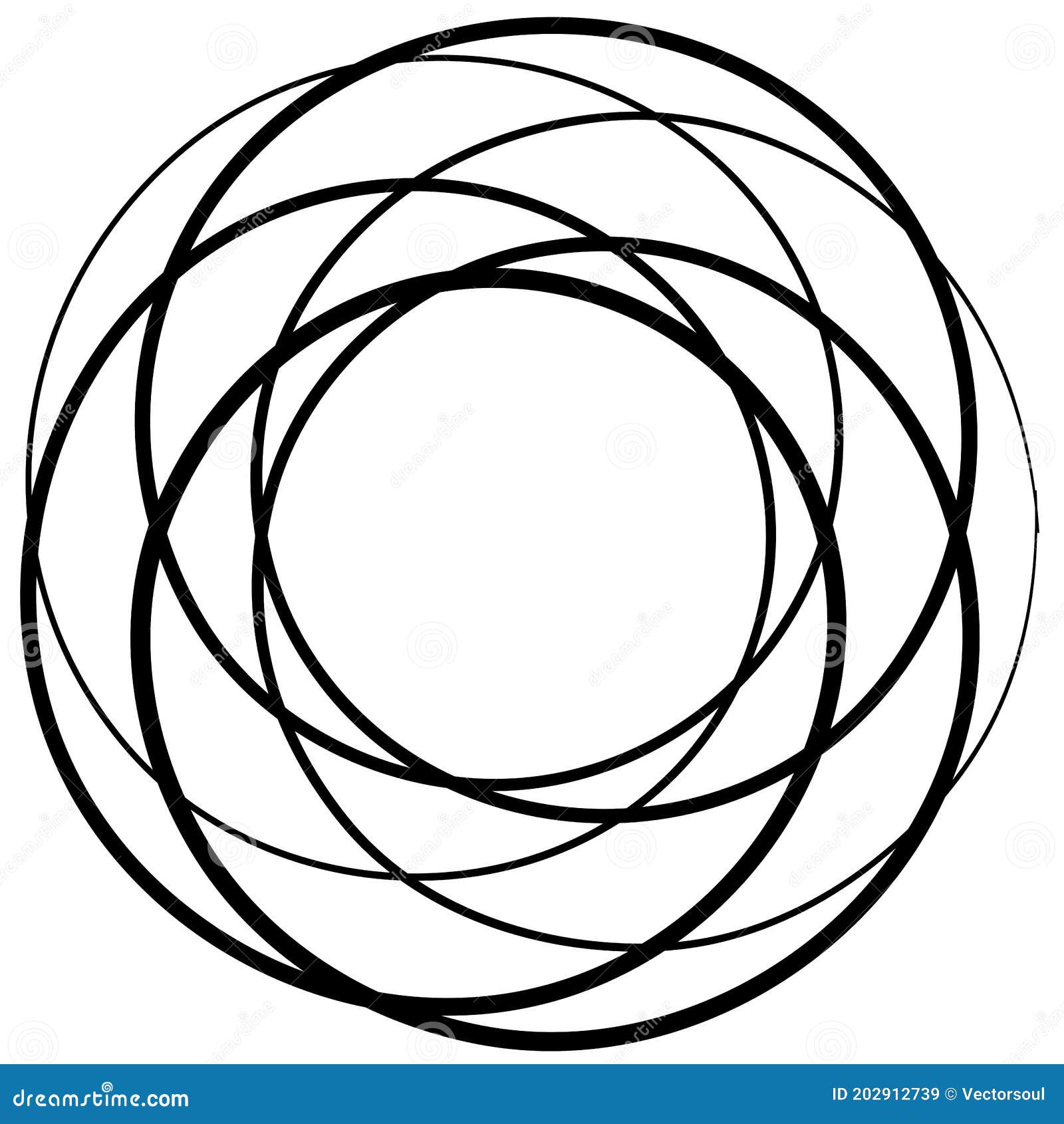 Curlicue, Loop Shapes, Elements Vector Illustration Stock Vector ...