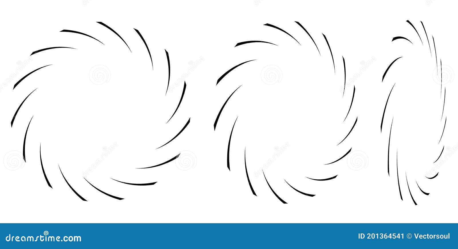 Spirals Swirls Twirls In Perspective Spiral Vector Illustration Stock Vector Illustration