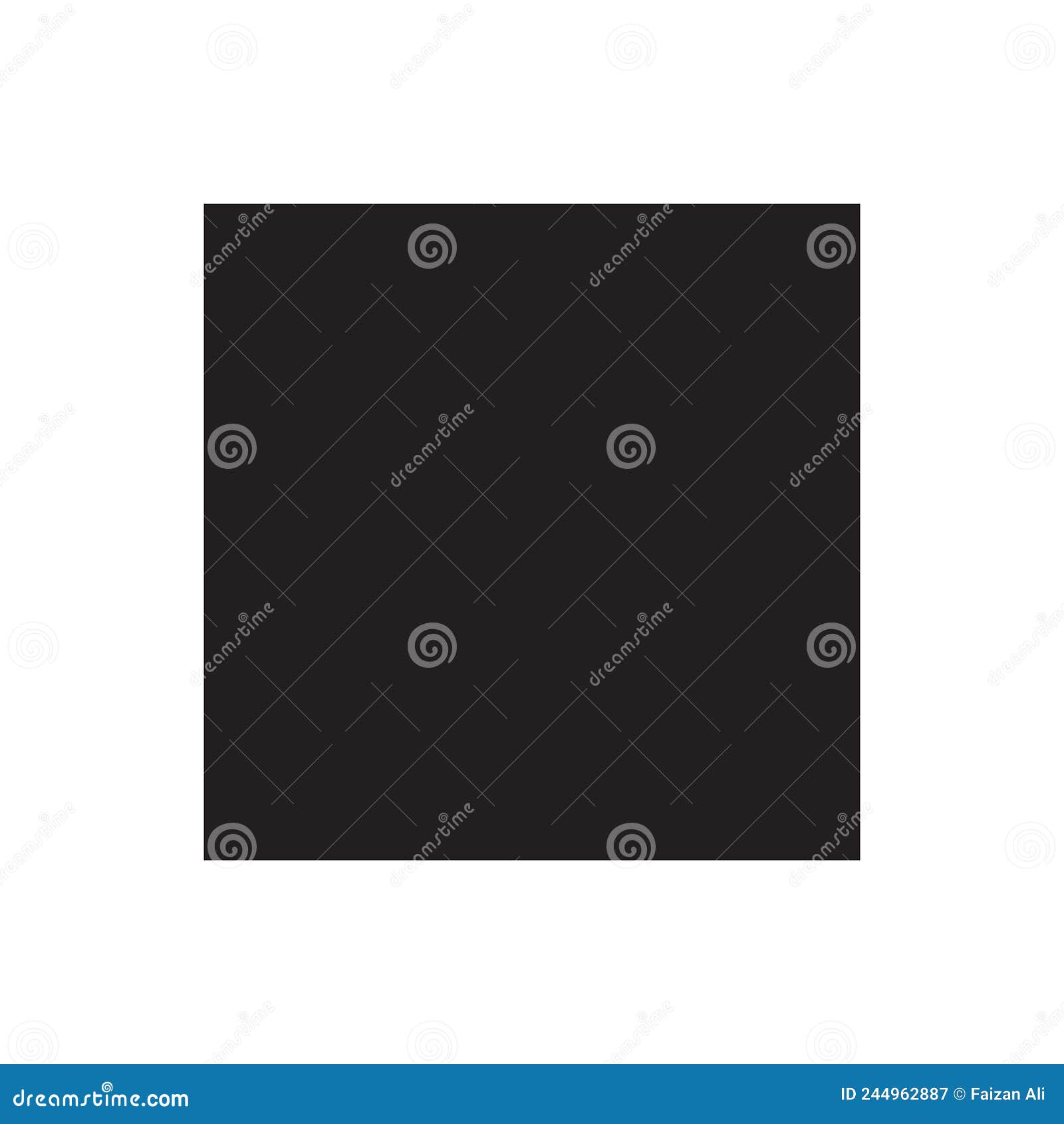 Eps10 Vector of a Black Square Solid Icon Stock Vector - Illustration ...