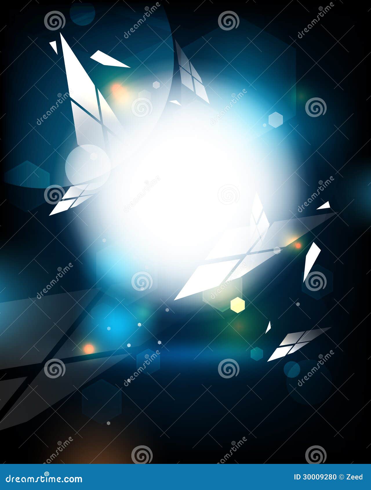 Burst frame background stock vector. Illustration of burst - 30009280