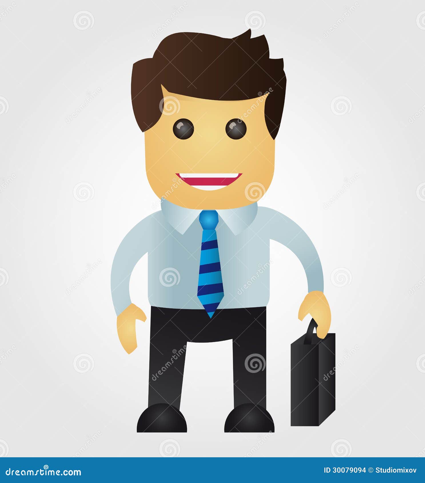 Business man cartoon stock vector. Illustration of laugh - 30079094