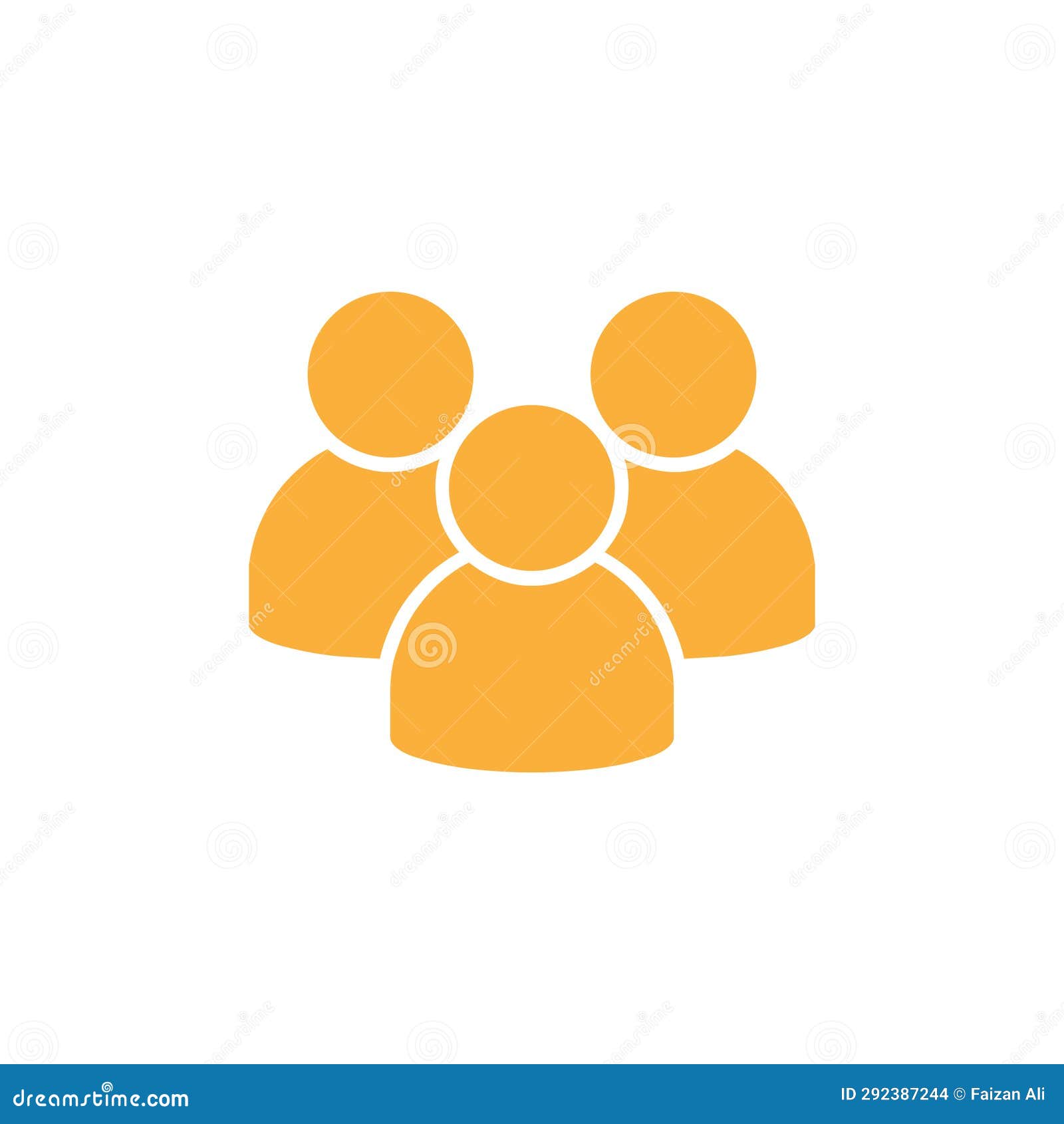 Eps10 Vector Group of People or Persons Icon Stock Illustration ...
