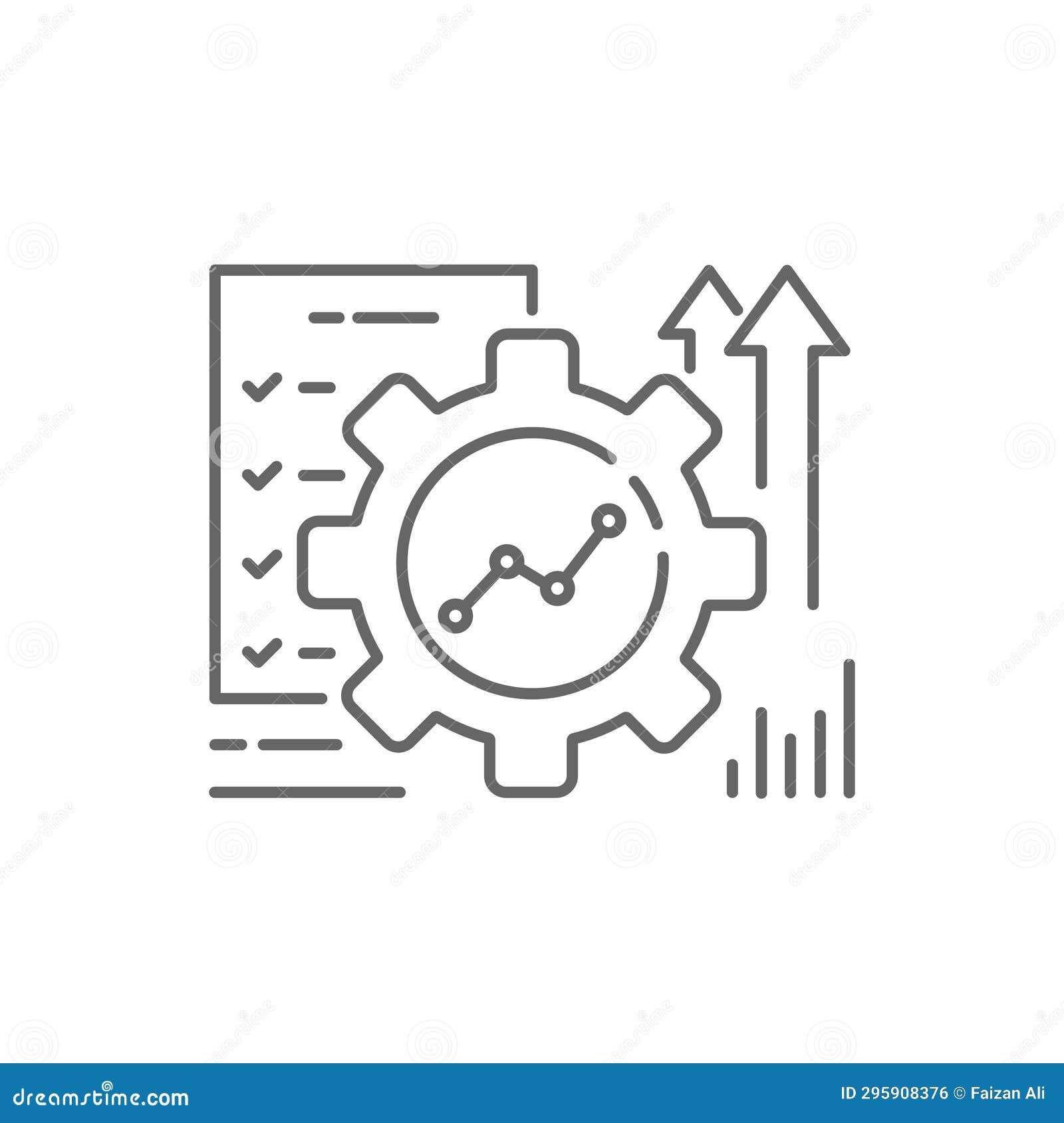 Eps10 Vector Illustration of an Automation or Implement Icon Stock ...