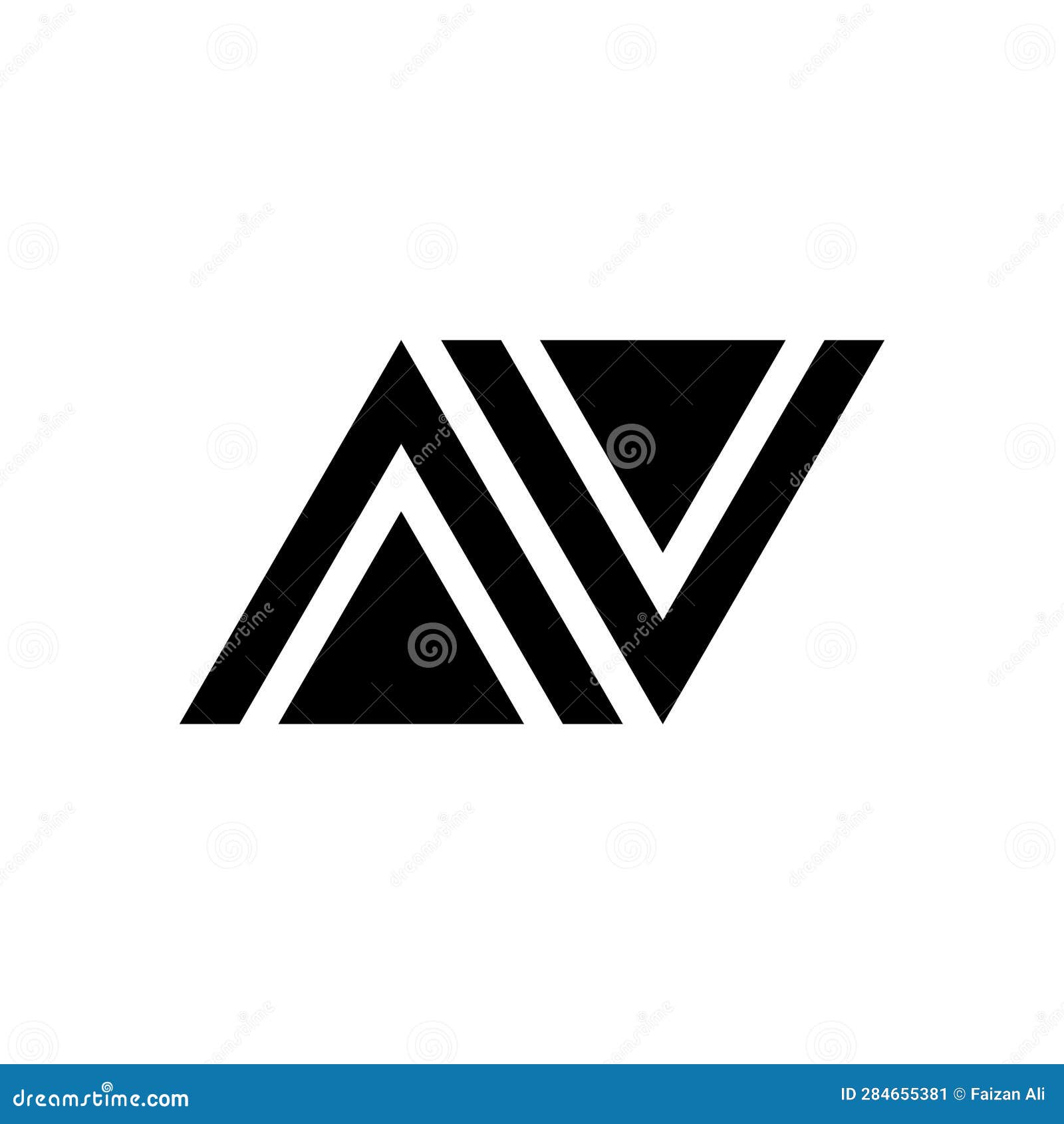 Eps10 Vector Initial Letters ANV or AV Monogram Logo Design Template ... Eps10 Vector Initial Letters ANV or AV Monogram Logo Design Template ...