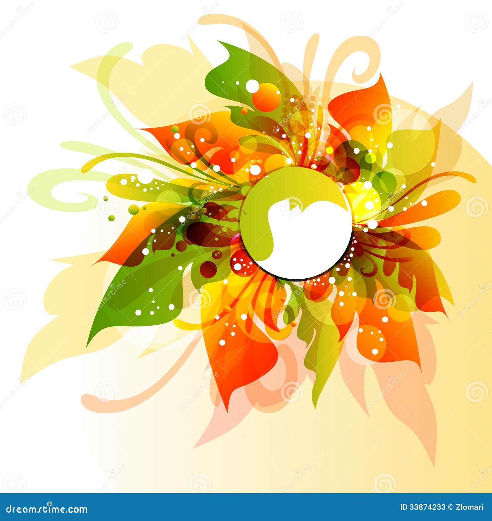 Eps10 Vector Multicolor Design Stock Vector - Illustration of plant ...