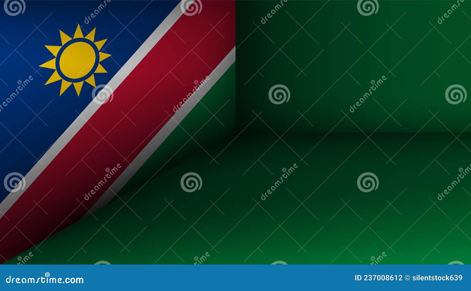 EPS10 Vector Patriotic Background with Namibia Flag Colors. Stock ...