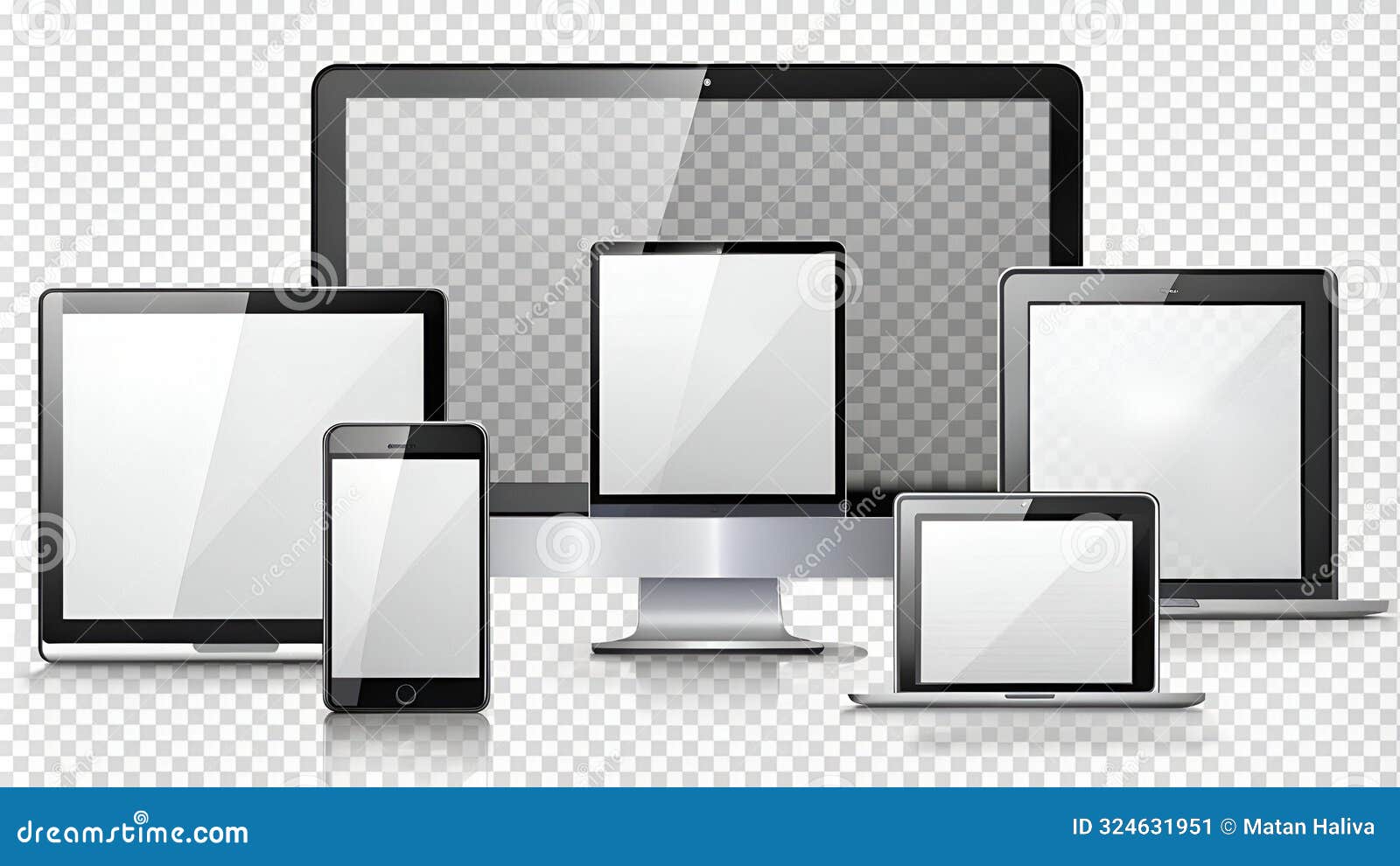 Eps 10 Vector Set of Realistic Electronic Gadgets Isolated on ...