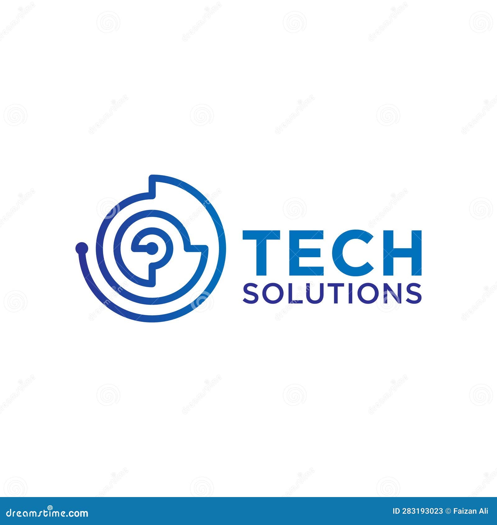 Eps10 Vector Technology Connection or Solutions Logo Design Template ...