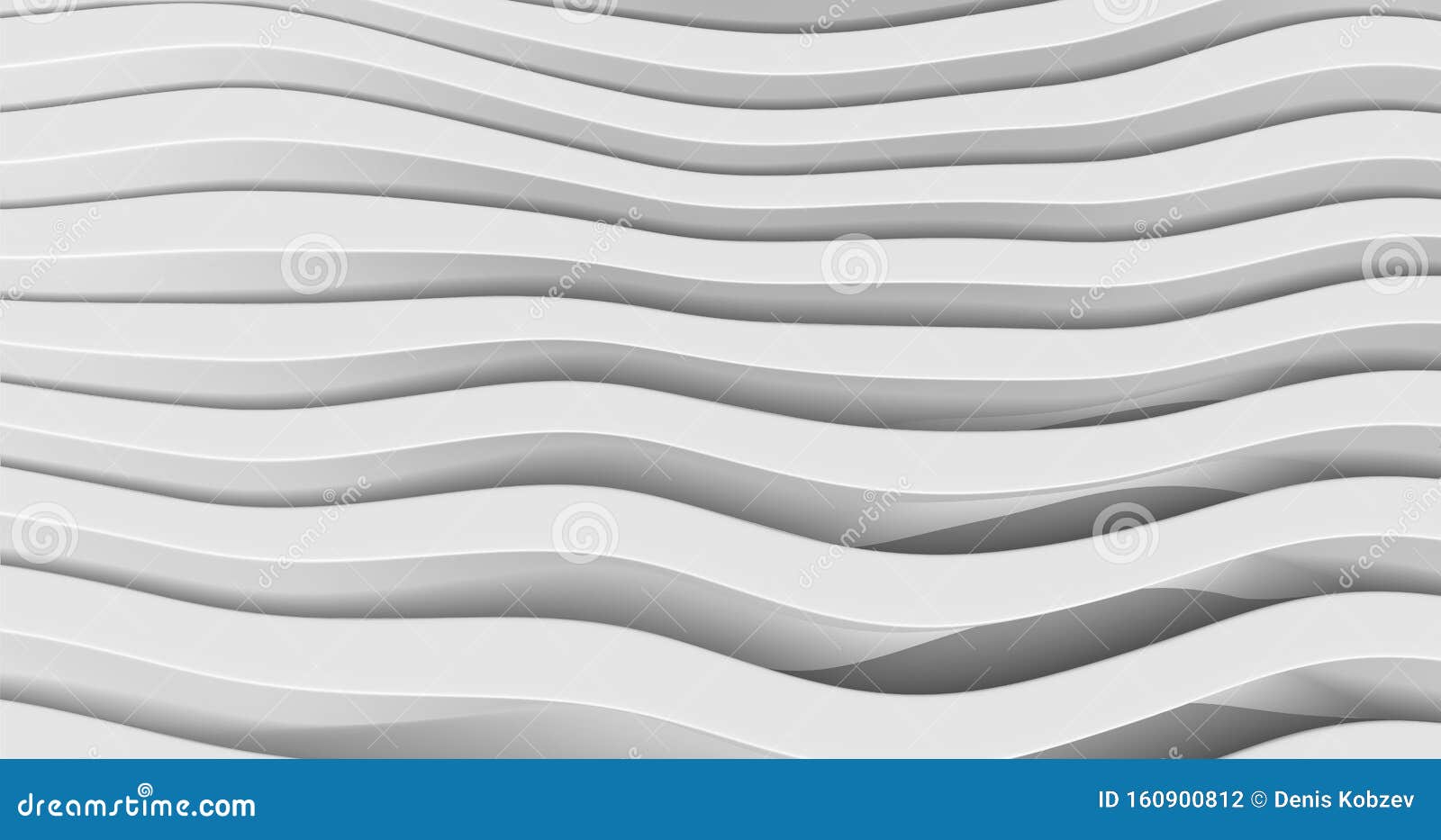 EPS10. White Wave Background. Abstract Minimal Exterior Design ...