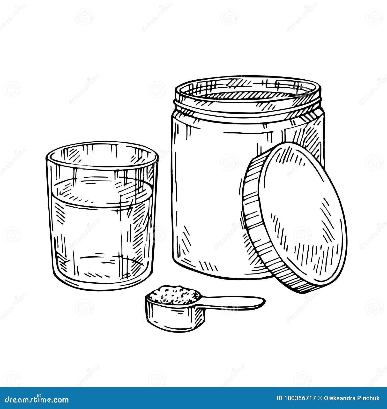 Collagen Powder Vector Realistic Mock Up. Product Packaging Label ...