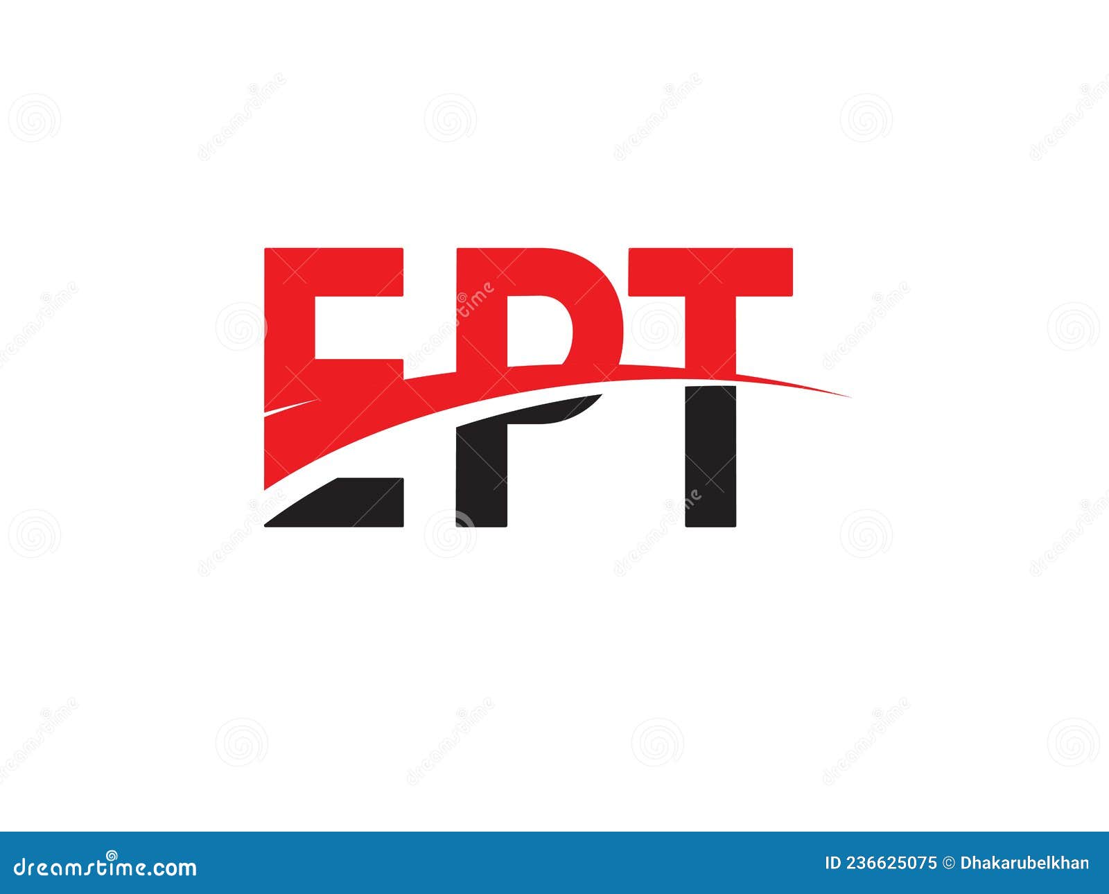 EPT Letter Initial Logo Design Vector Illustration Stock Vector ...