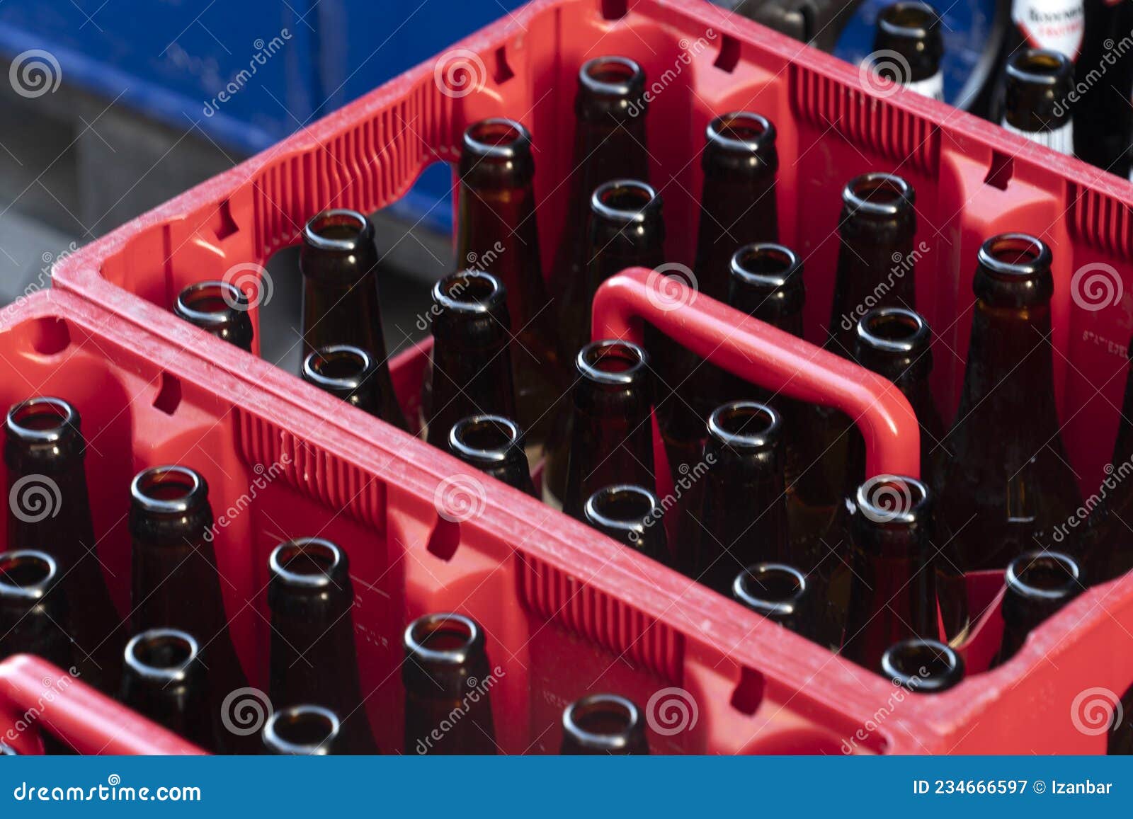 Epty Beer Bottles in Amsterdam Stock Image - Image of alcoholic ...