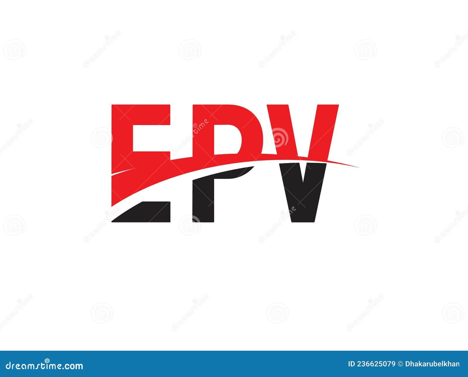 EPV Letter Initial Logo Design Vector Illustration Stock Vector ...