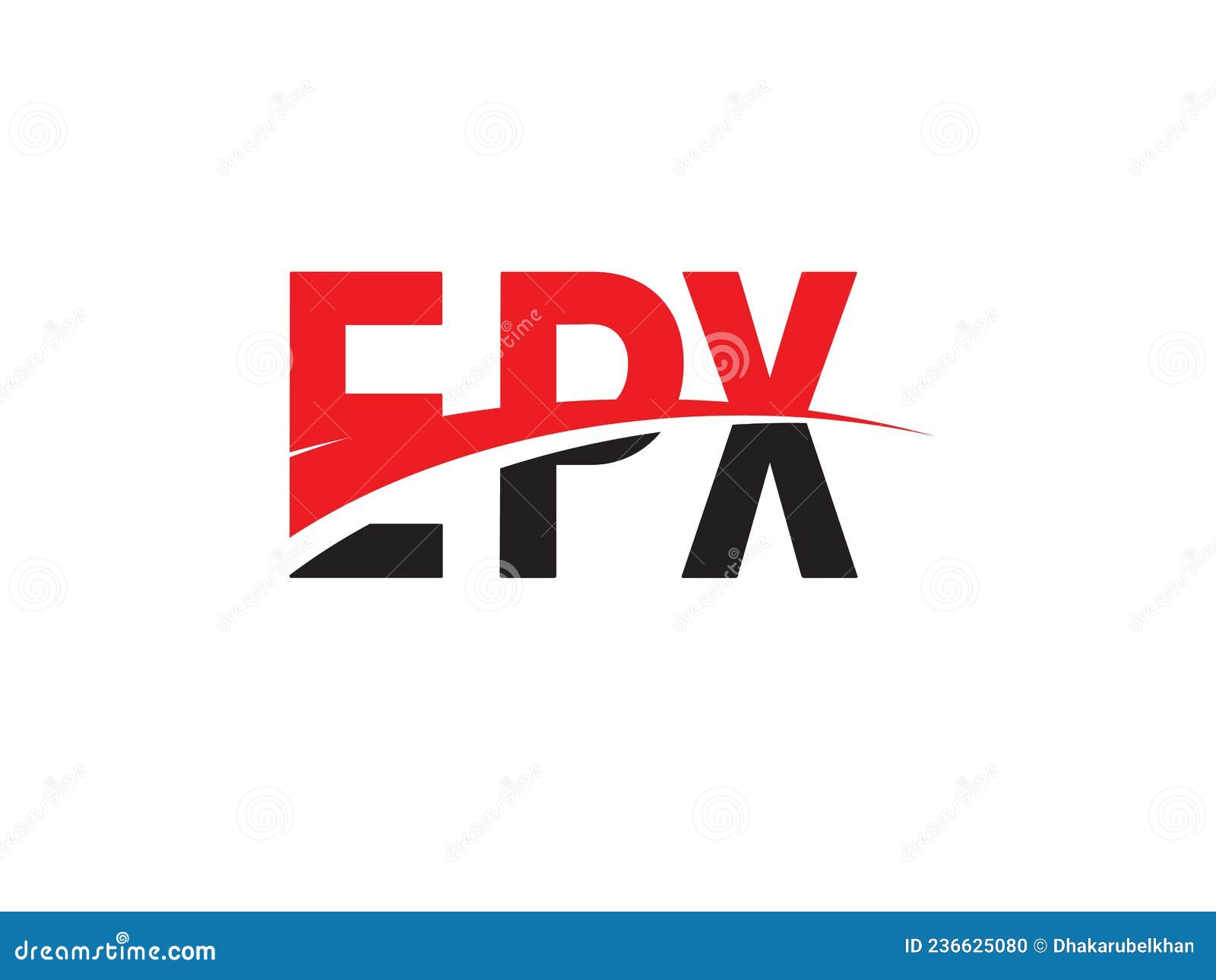 EPX Letter Initial Logo Design Vector Illustration Stock Vector ...