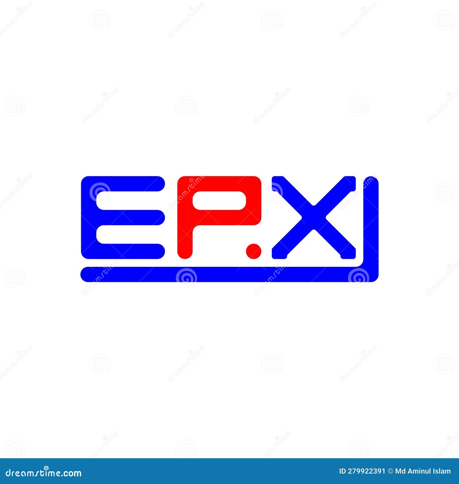 EPX Letter Logo Creative Design with Vector Graphic, EPX Stock Vector ...