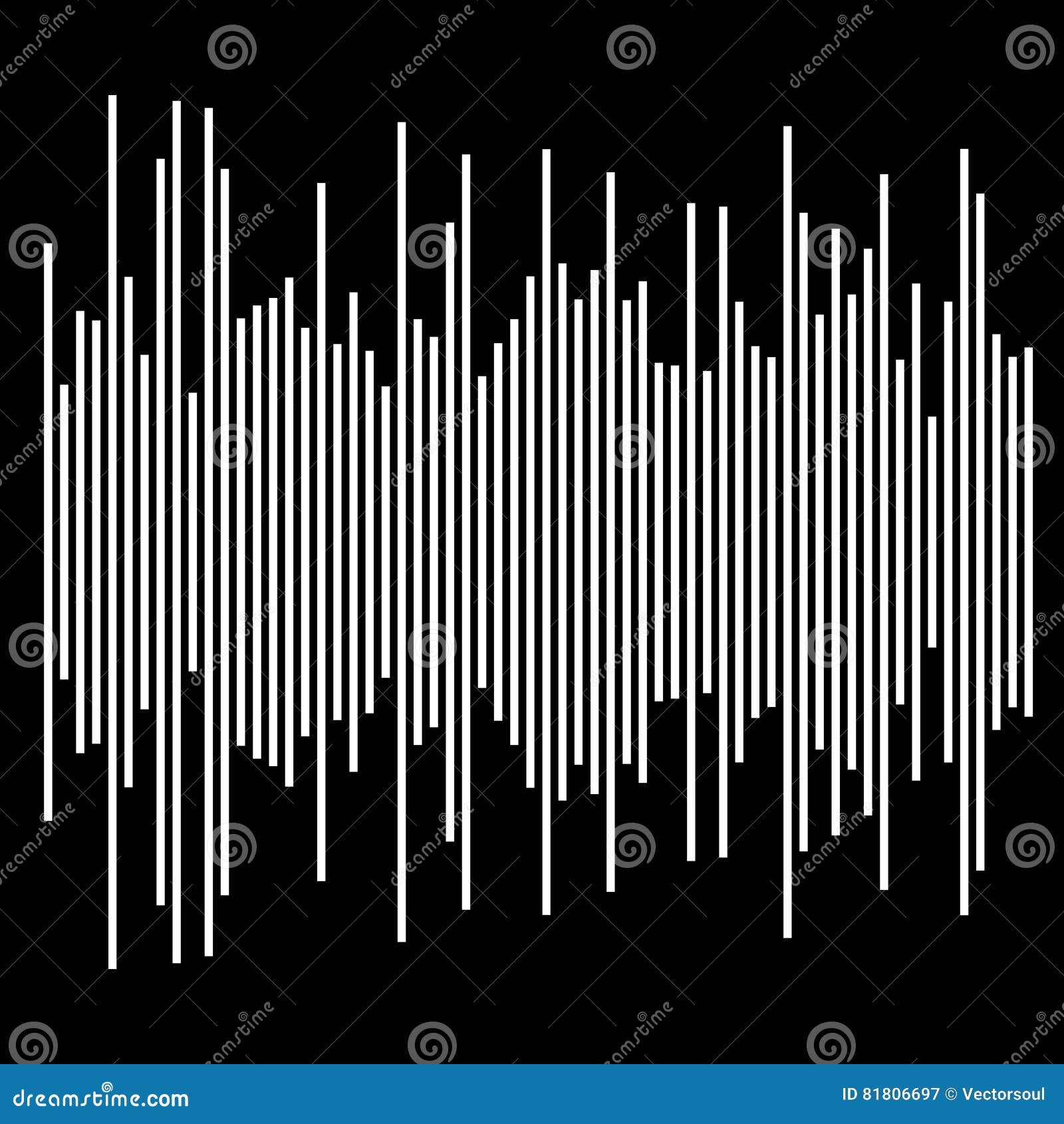 Eq, Equalizer Element. Bar Chart, Bar Graph with Irregular Dynamic ...