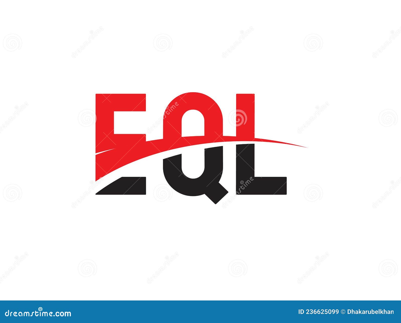 EQL Letter Initial Logo Design Vector Illustration Stock Vector ...