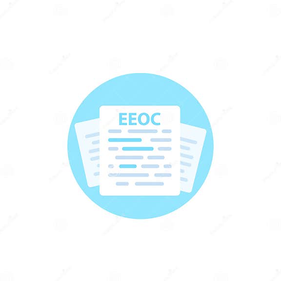 Equal Employment Opportunity Commission, EEOC Document Vector Icon ...