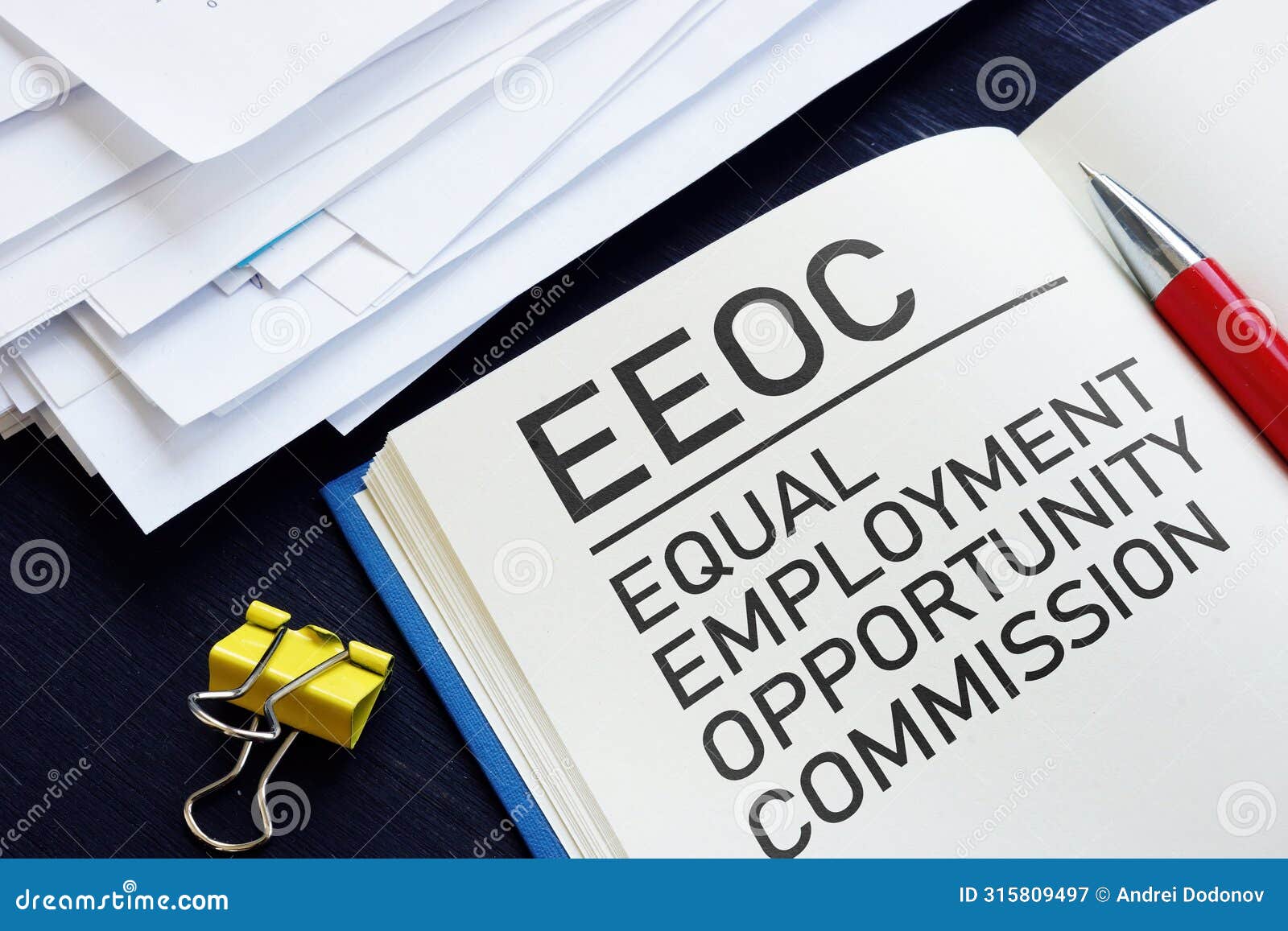 Equal Employment Opportunity Commission EEOC is Shown Using the Text ...