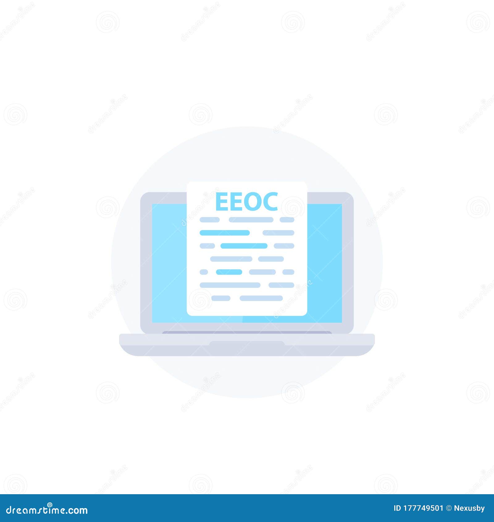 Equal Employment Opportunity Commission, EEOC Vector Icon Stock ...